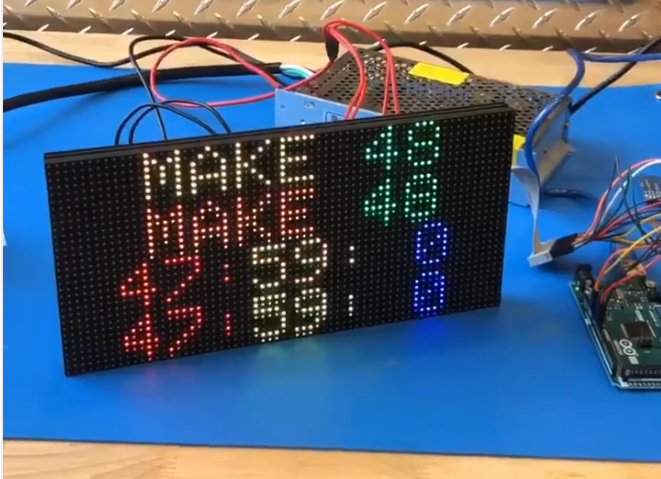 64x32 RGB LED Matrix With Arduino Mega : 6 Steps - Instructables