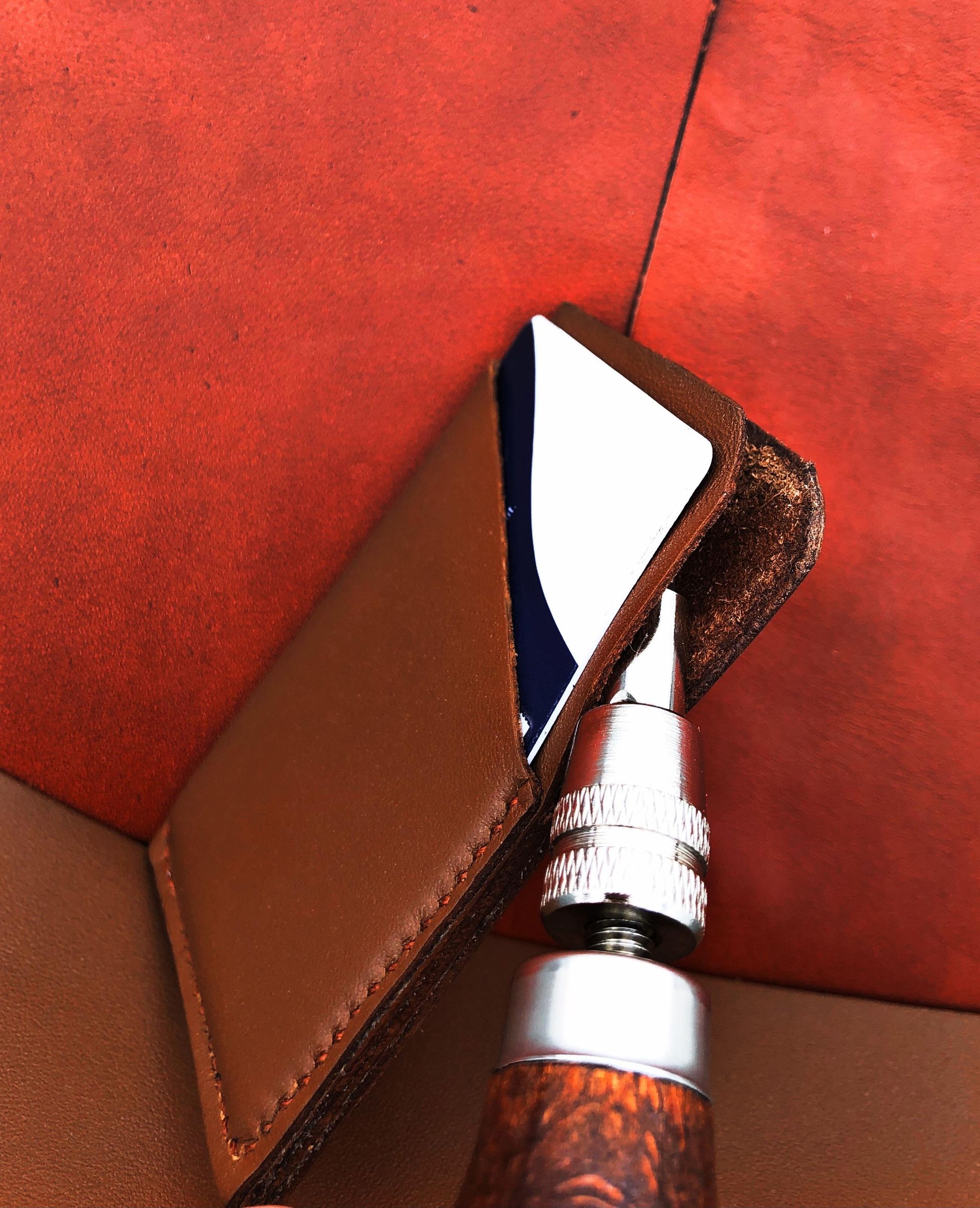 Minimalist Leather Wallet/Card Holder : 7 Steps (with Pictures ...