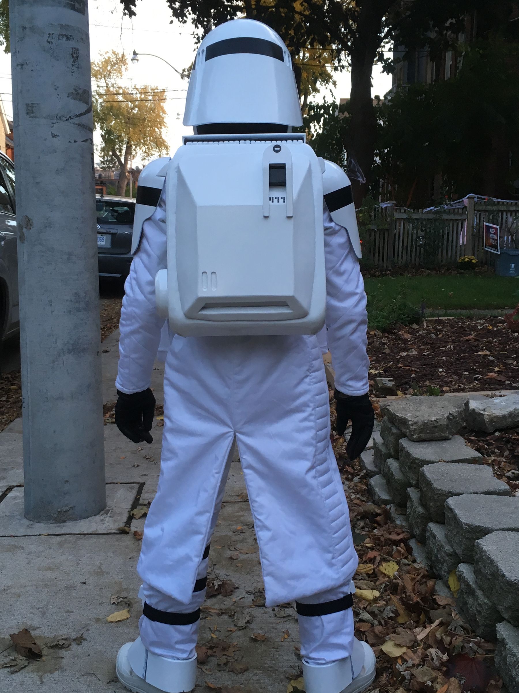 Child Sized First Order Snowtrooper Costume : 9 Steps (with Pictures ...