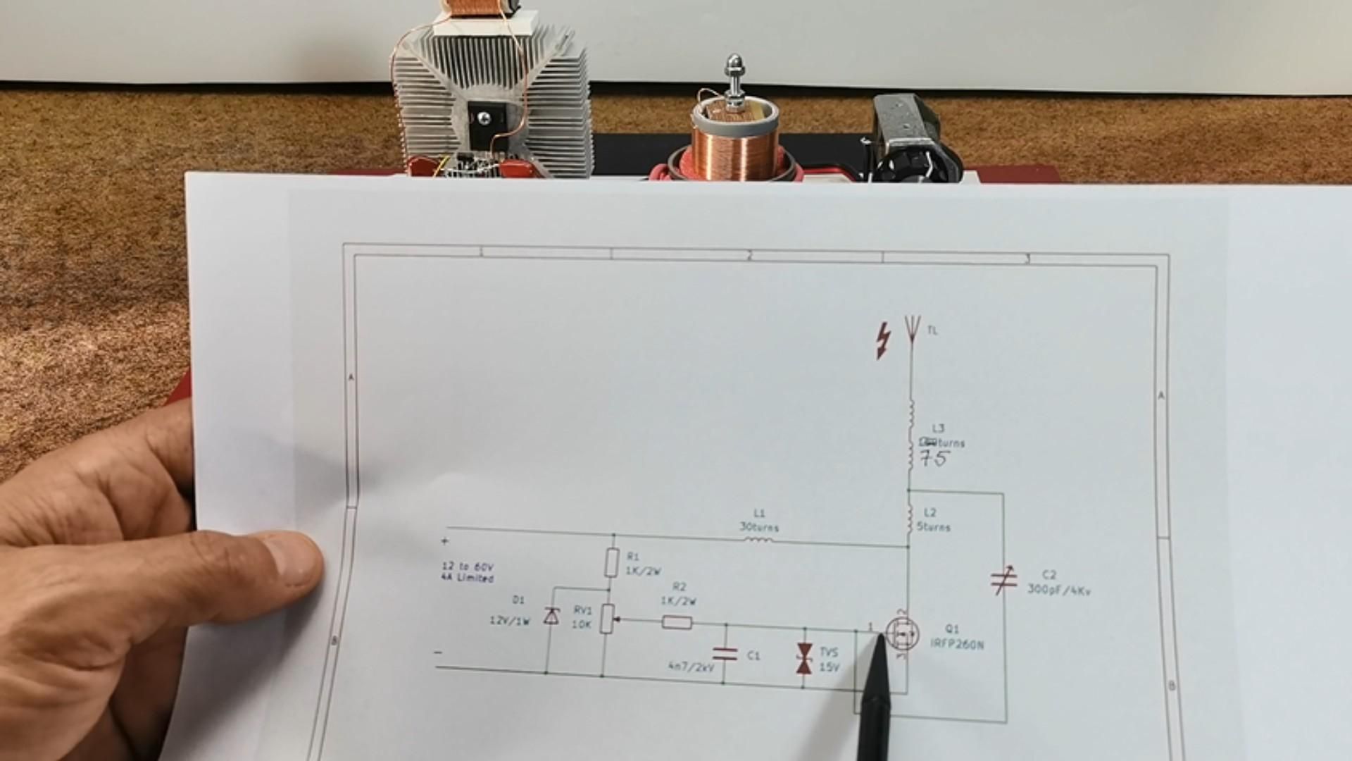 Building a Plasma Flame Generator, HFSSTC Class-E Tesla Coil : 5 Steps ...