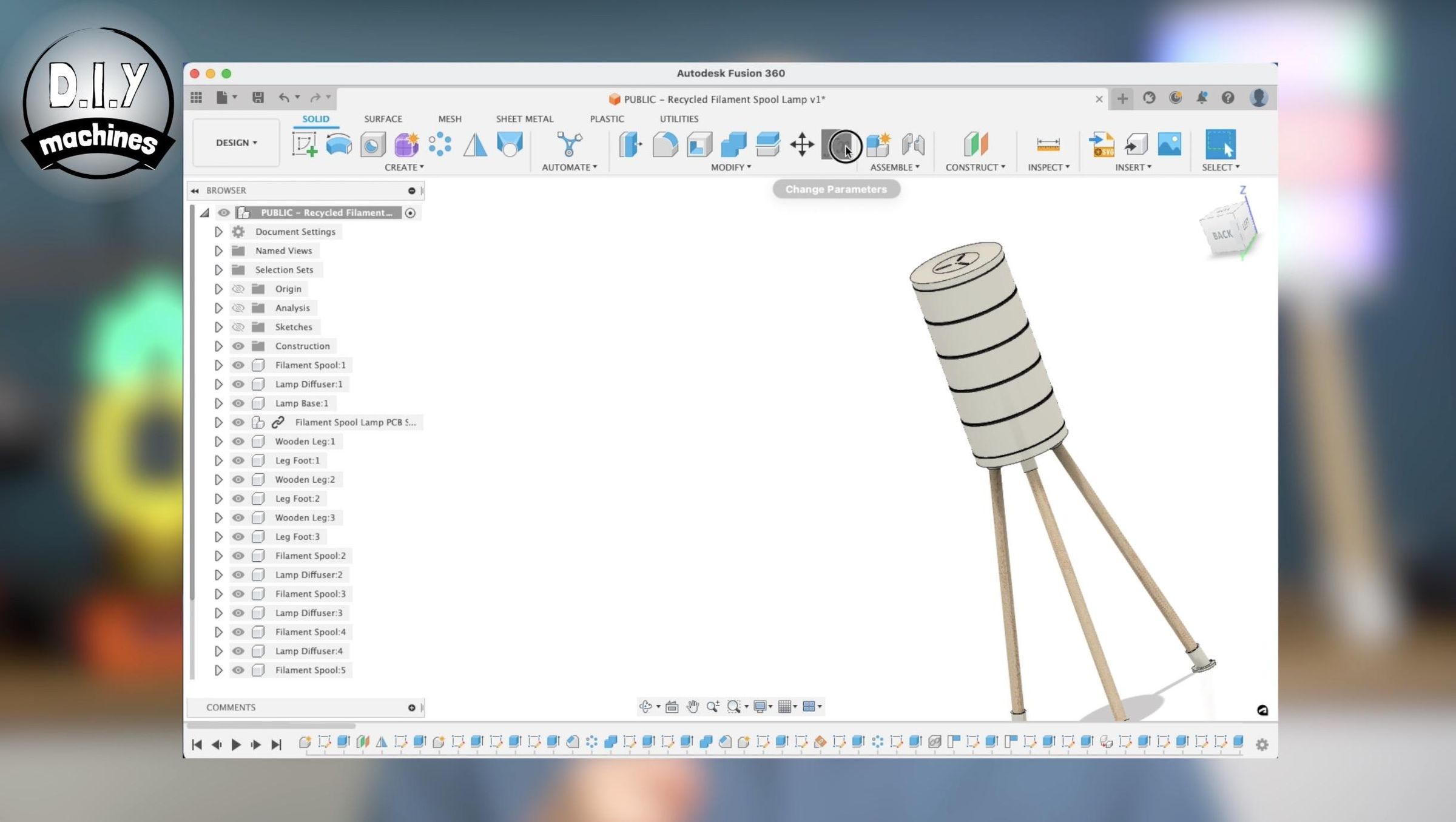 Recycled Spool Smart Lamp - With Sound Reactivity, MQTT, Hue & Alexa : 23 Steps (with Pictures ...