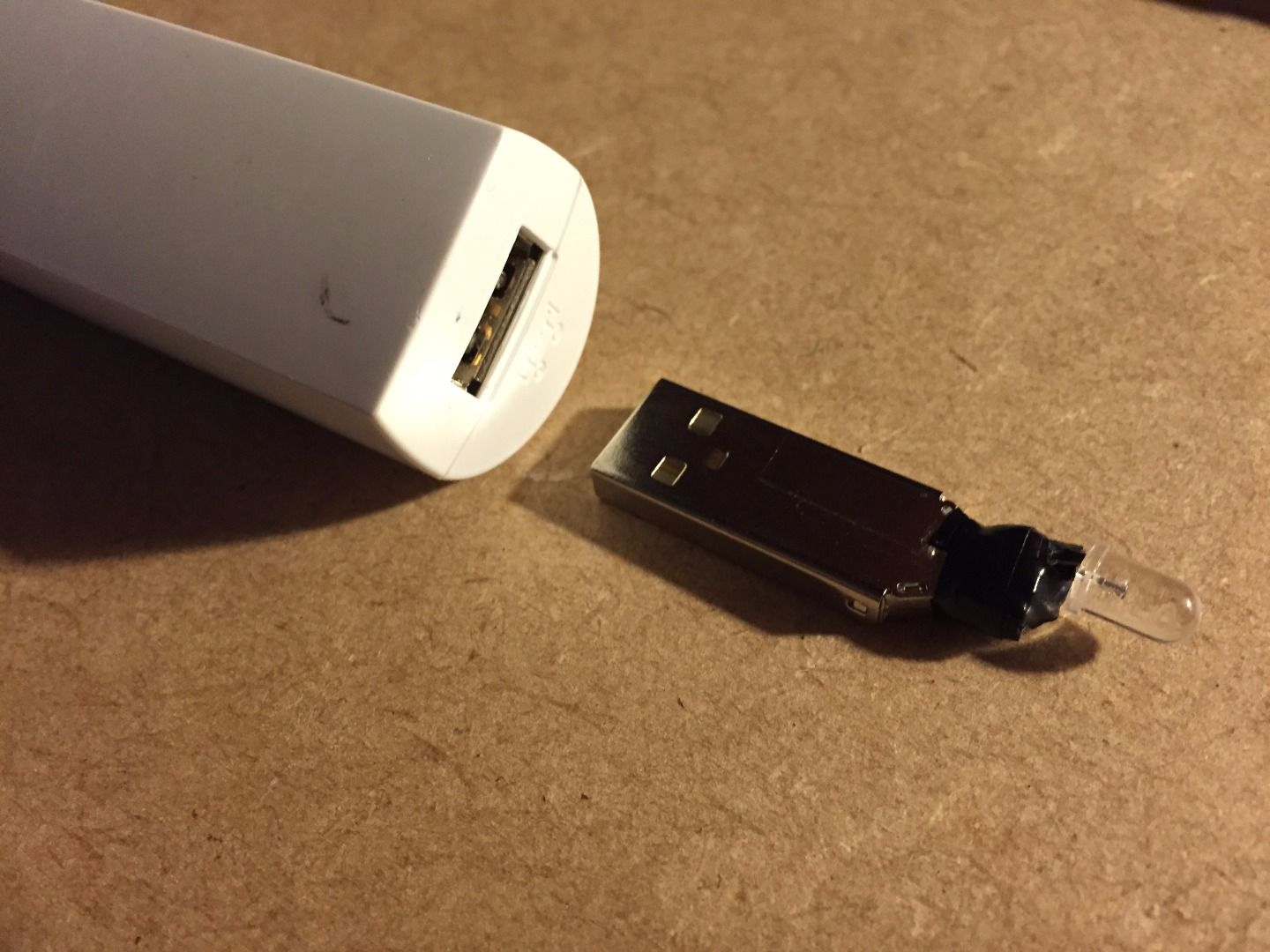 USB Light for Cell Phone Portable Charger : 7 Steps - Instructables