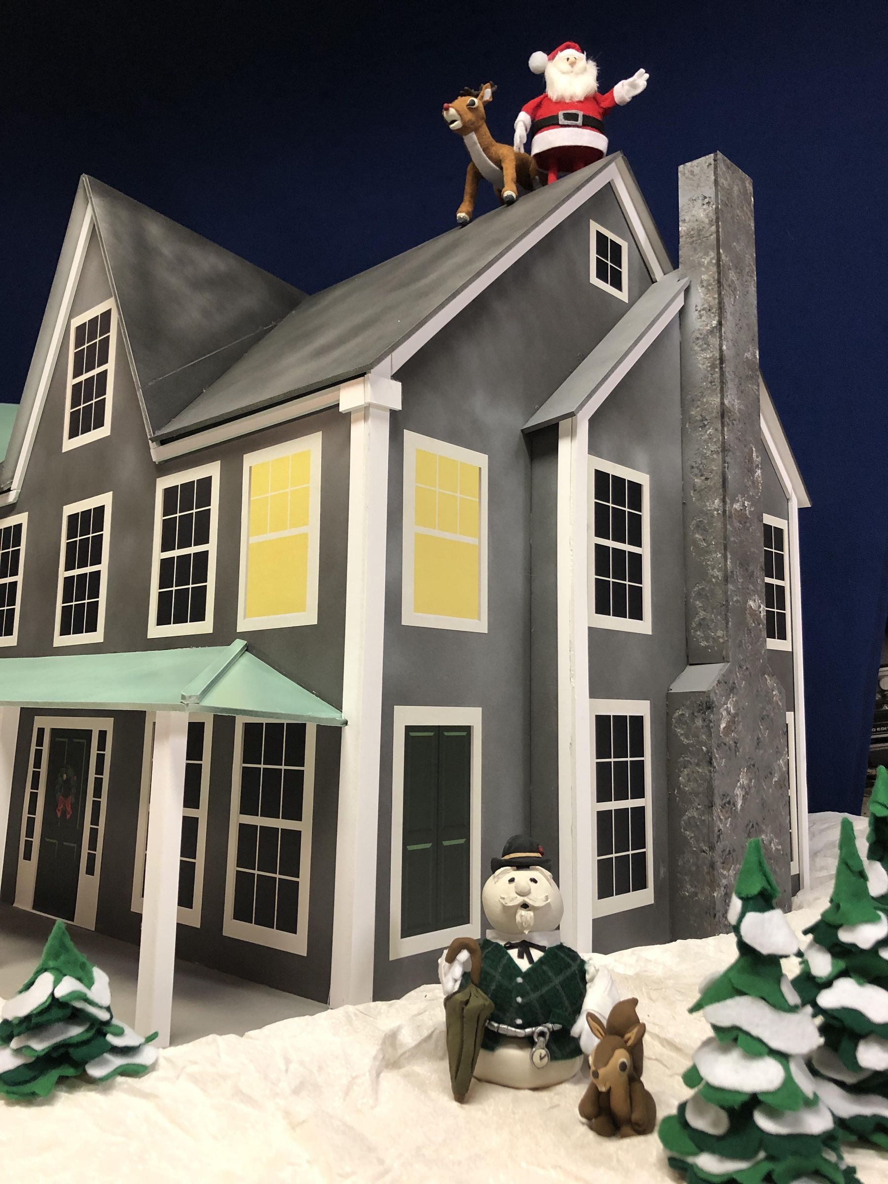 Creating Rudolph the Red Nosed Reindeer Figures for Christmas Card : 18 ...