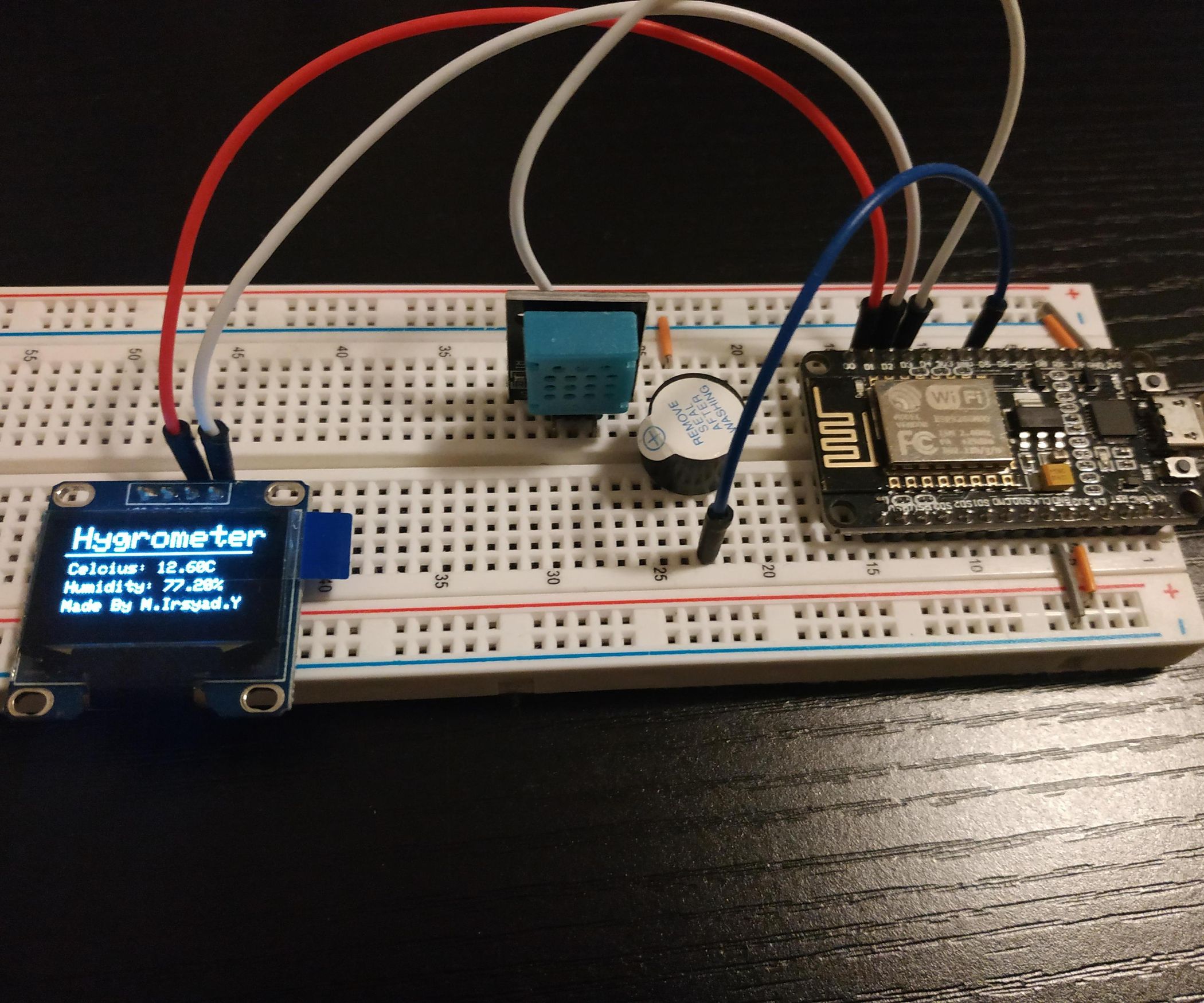 Easy Thingspeak Home Weather Station (Hygrometer) With ESP8266 : 6 ...