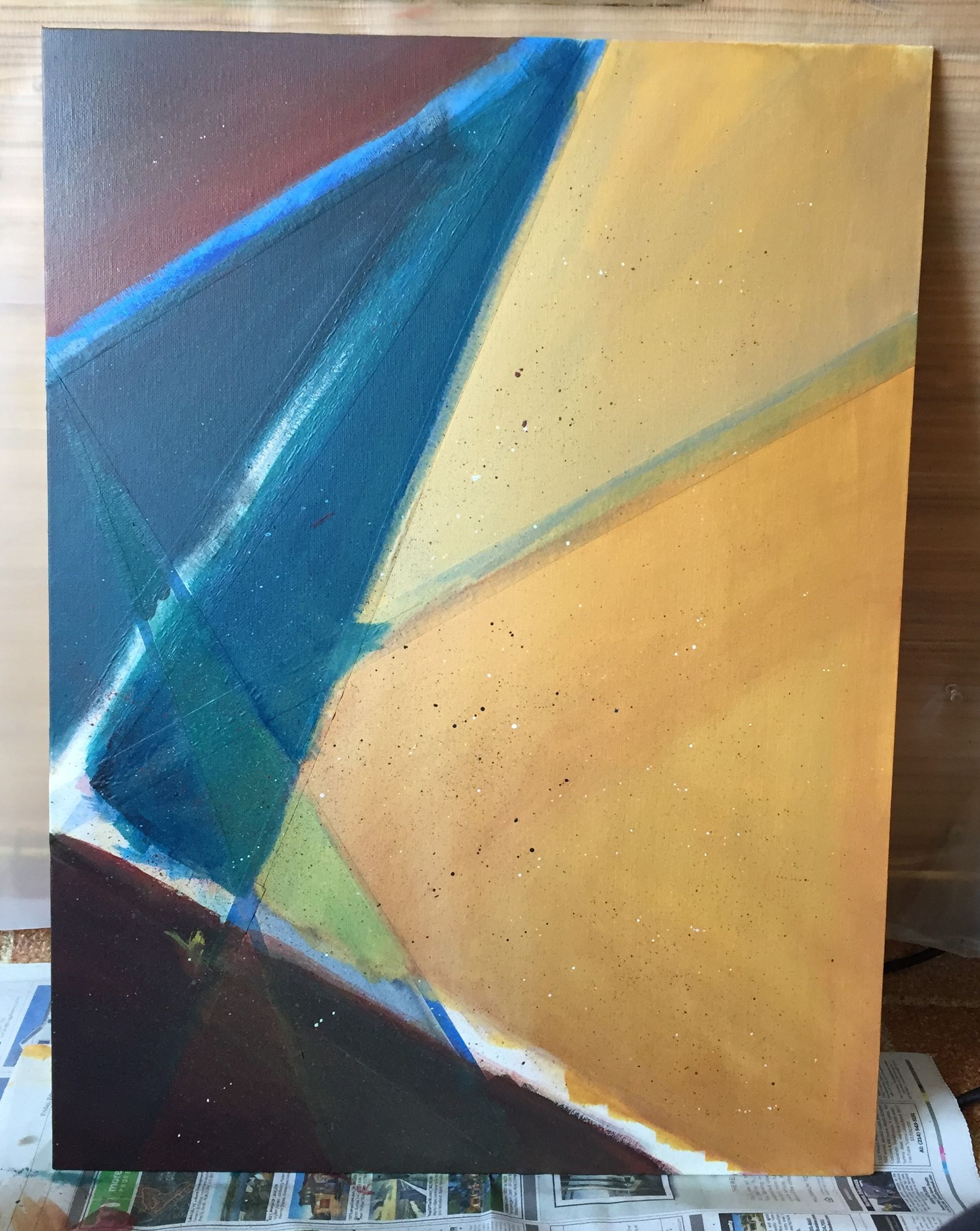 Making an Abstract Painting With Masking Tape : 7 Steps (with Pictures ...