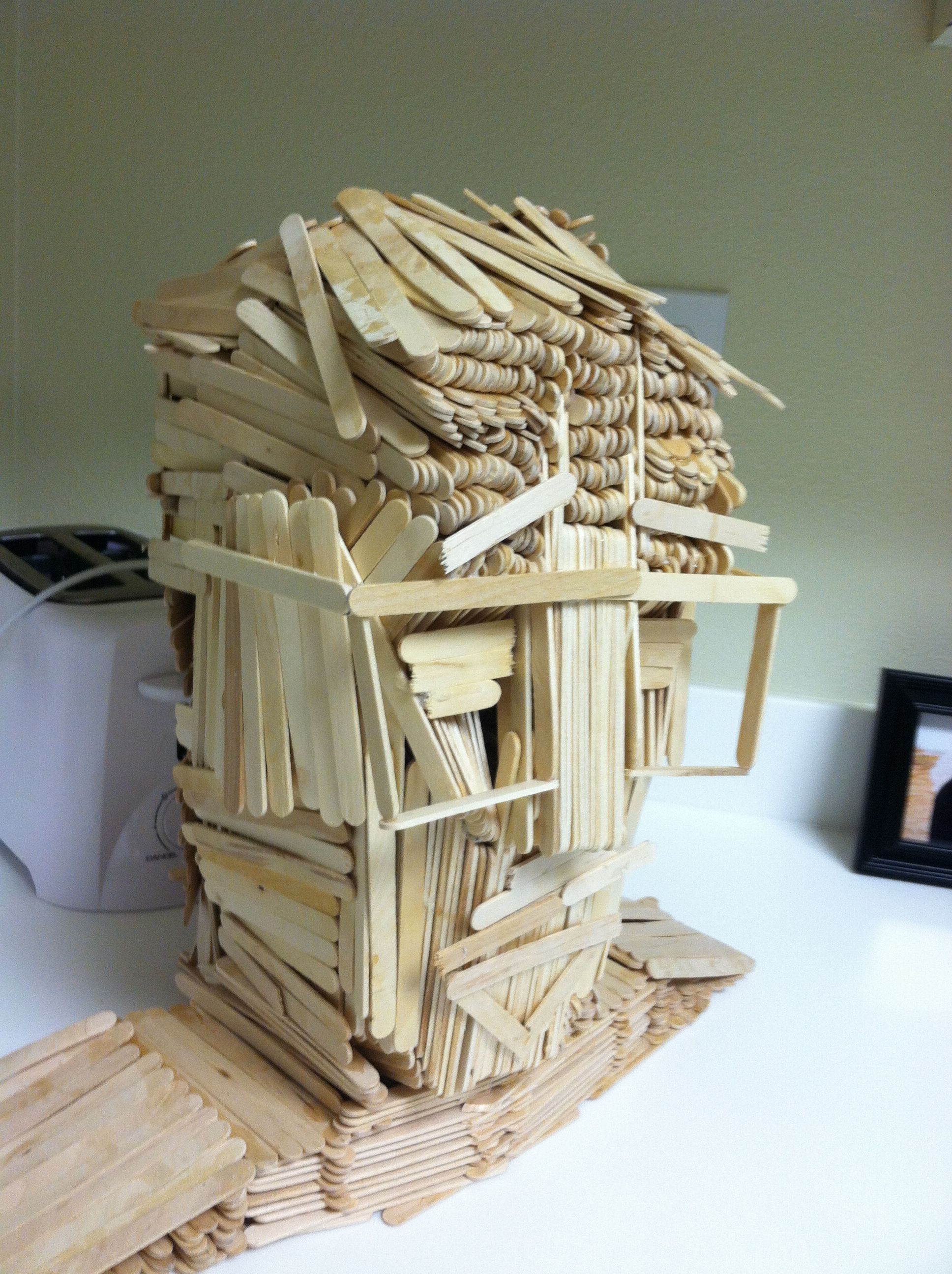 Craft Stick Head Model - Instructables