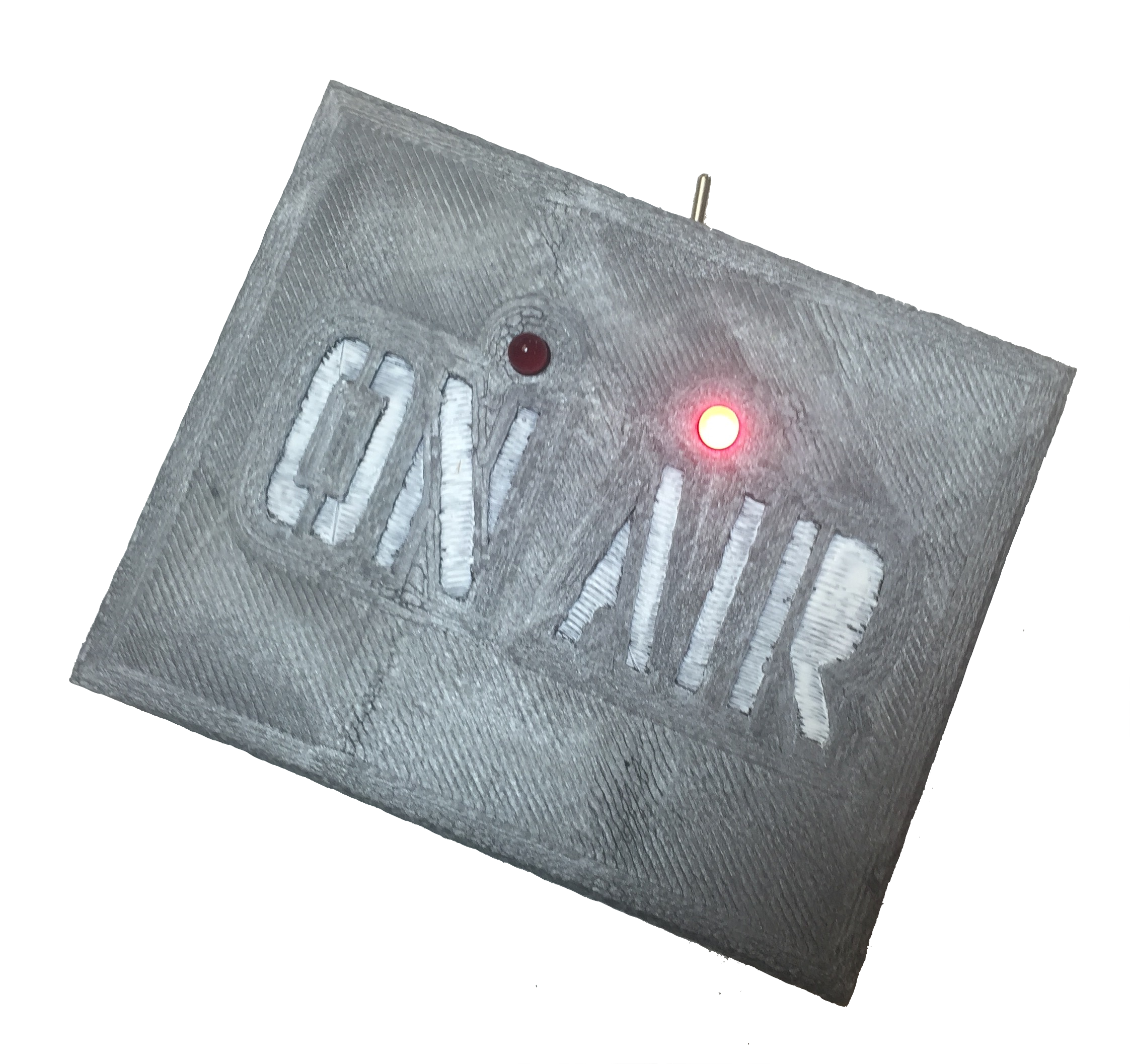 3D Printed on Air Sign With Flashing LEDs and CNC Milled Circuit Board ...