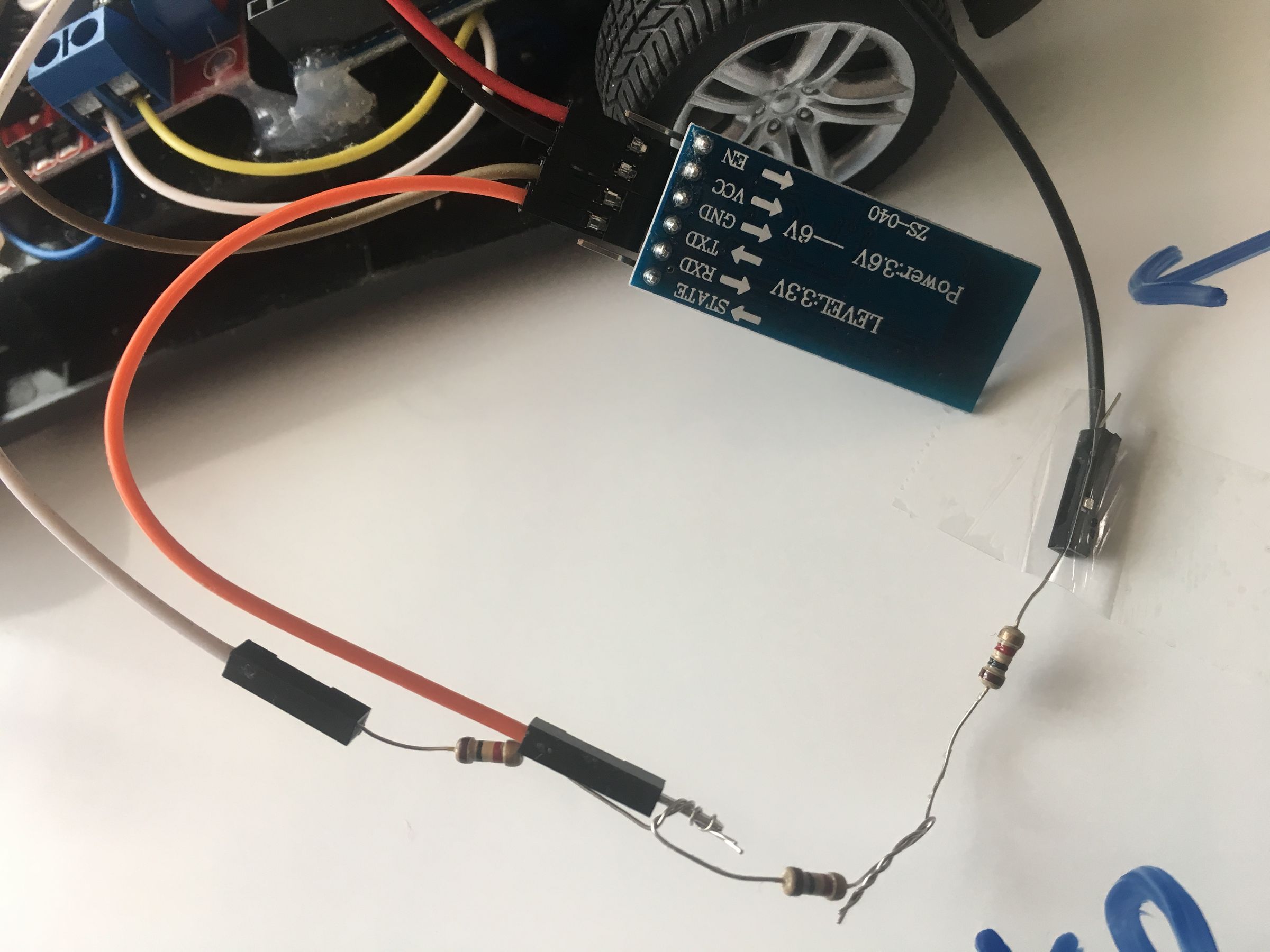 Bluetooth RC CAR (Arduino HM-10 + IPhone Controller) Mode 1 : 6 Steps ...