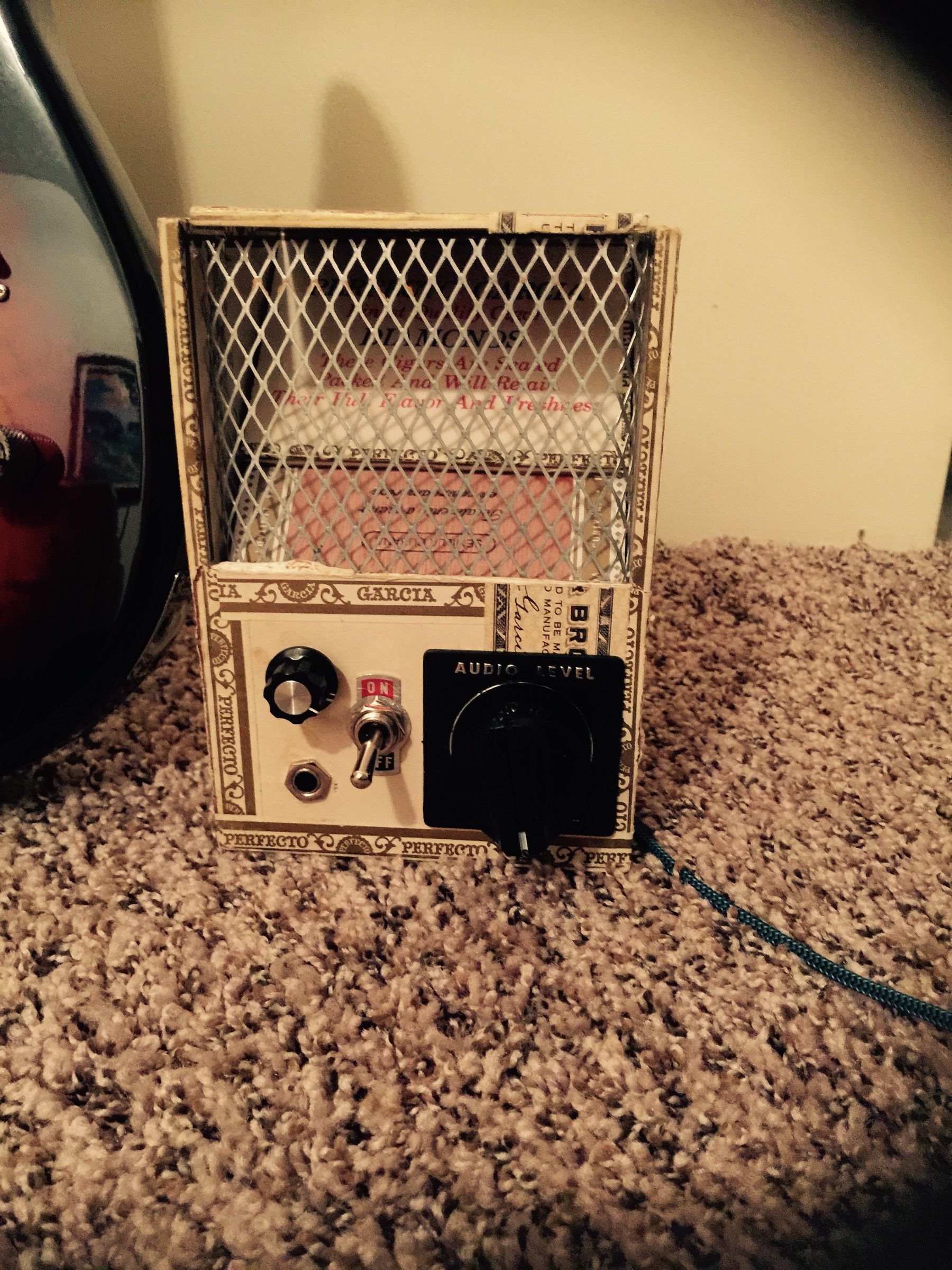 Basic Electronic Amplifier 9v to 12v Cigar Box Closed Guitar Amp : 5 ...