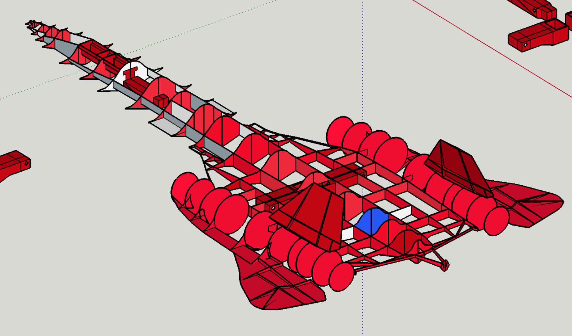 Make a Detailed Paper Model Plane Template/pattern Using Sketchup ...
