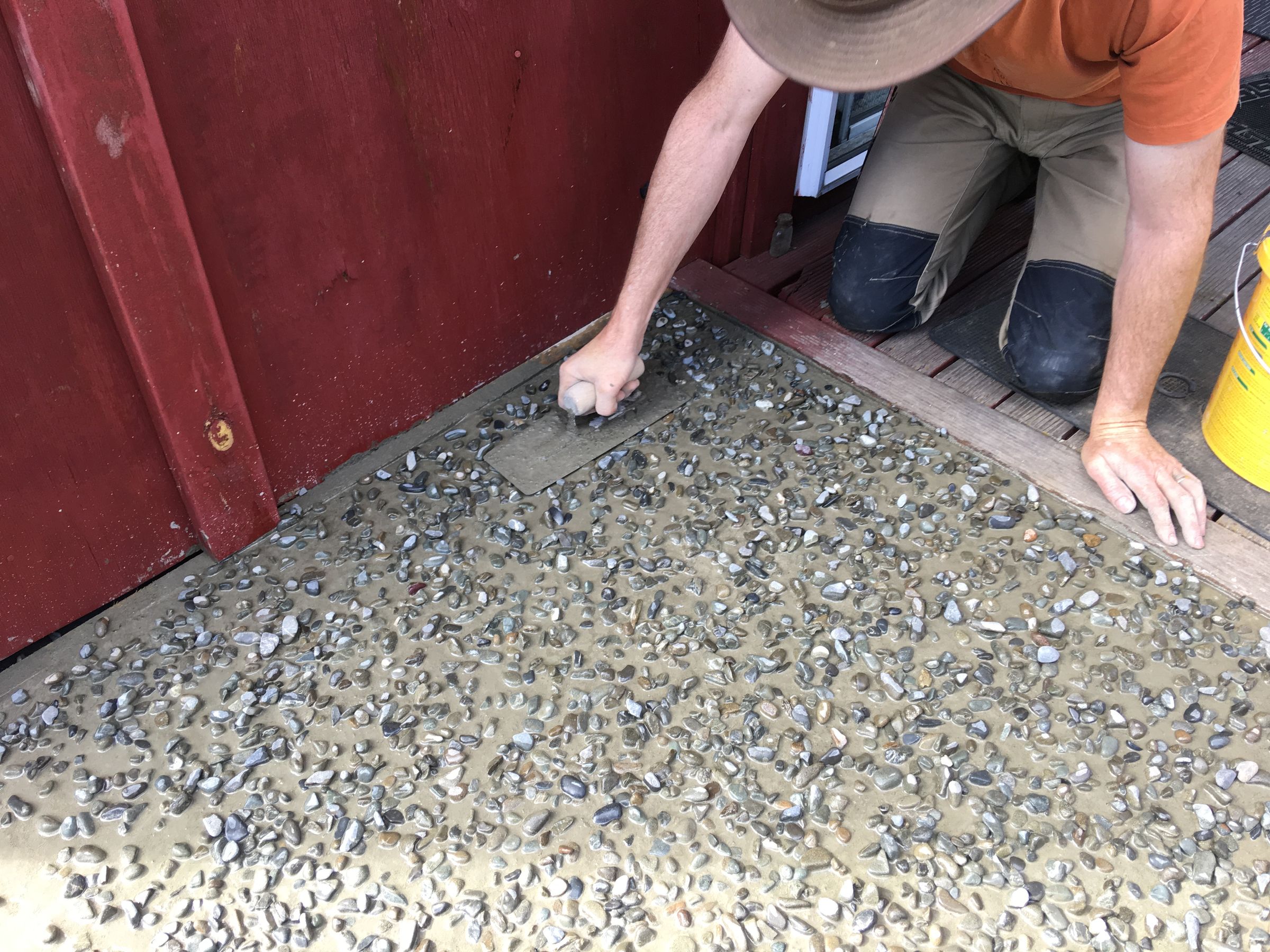 Making an Exposed Aggregate Concrete Path : 8 Steps (with Pictures ...