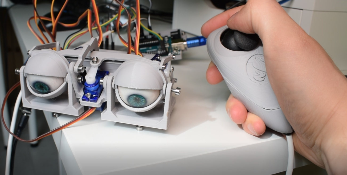 One-Hand 3D Printed Controller for Microcontroller Projects : 3 Steps ...