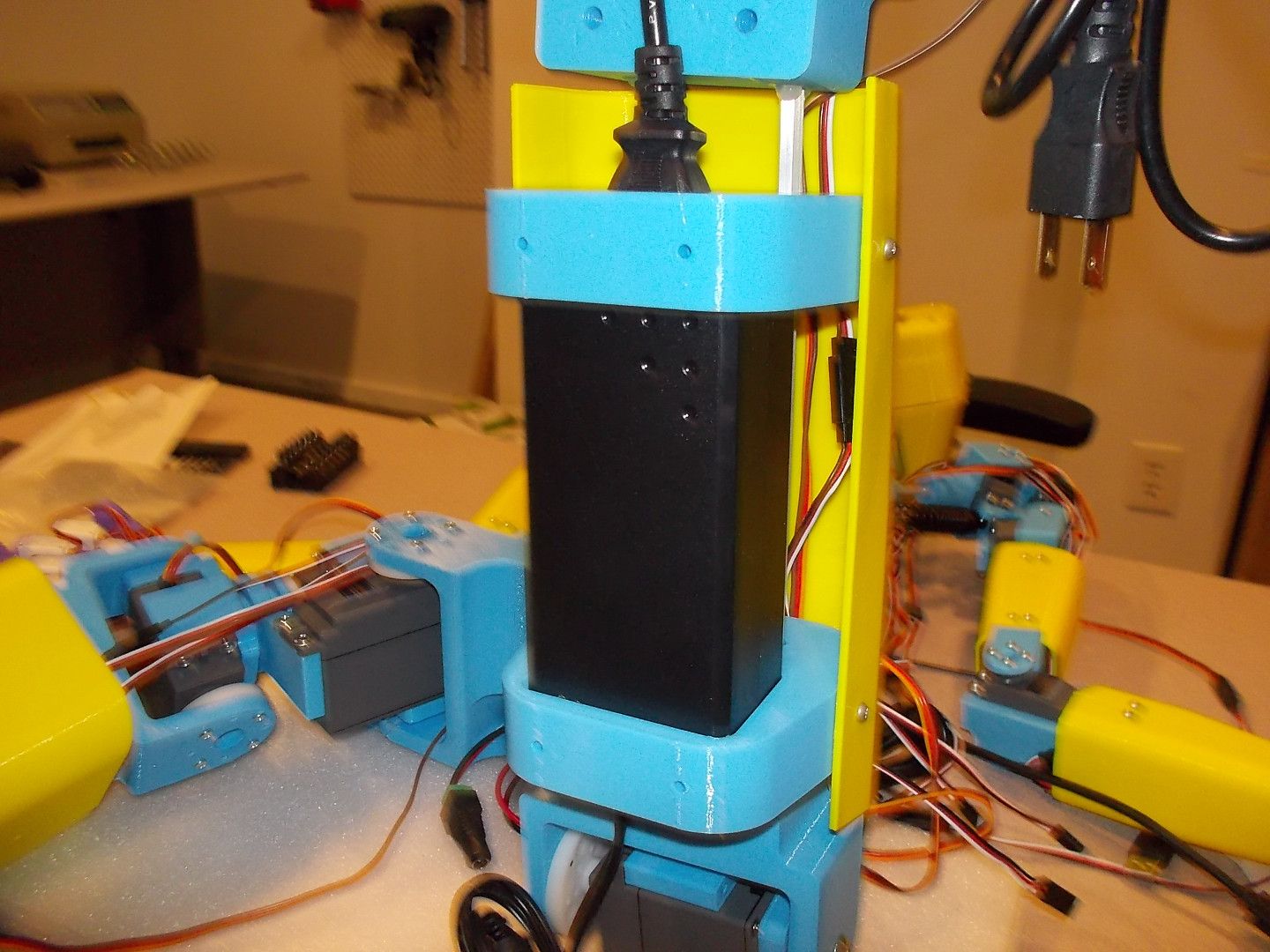 ASPIR: Full-Size 3D-Printed Humanoid Robot : 80 Steps (with Pictures ...