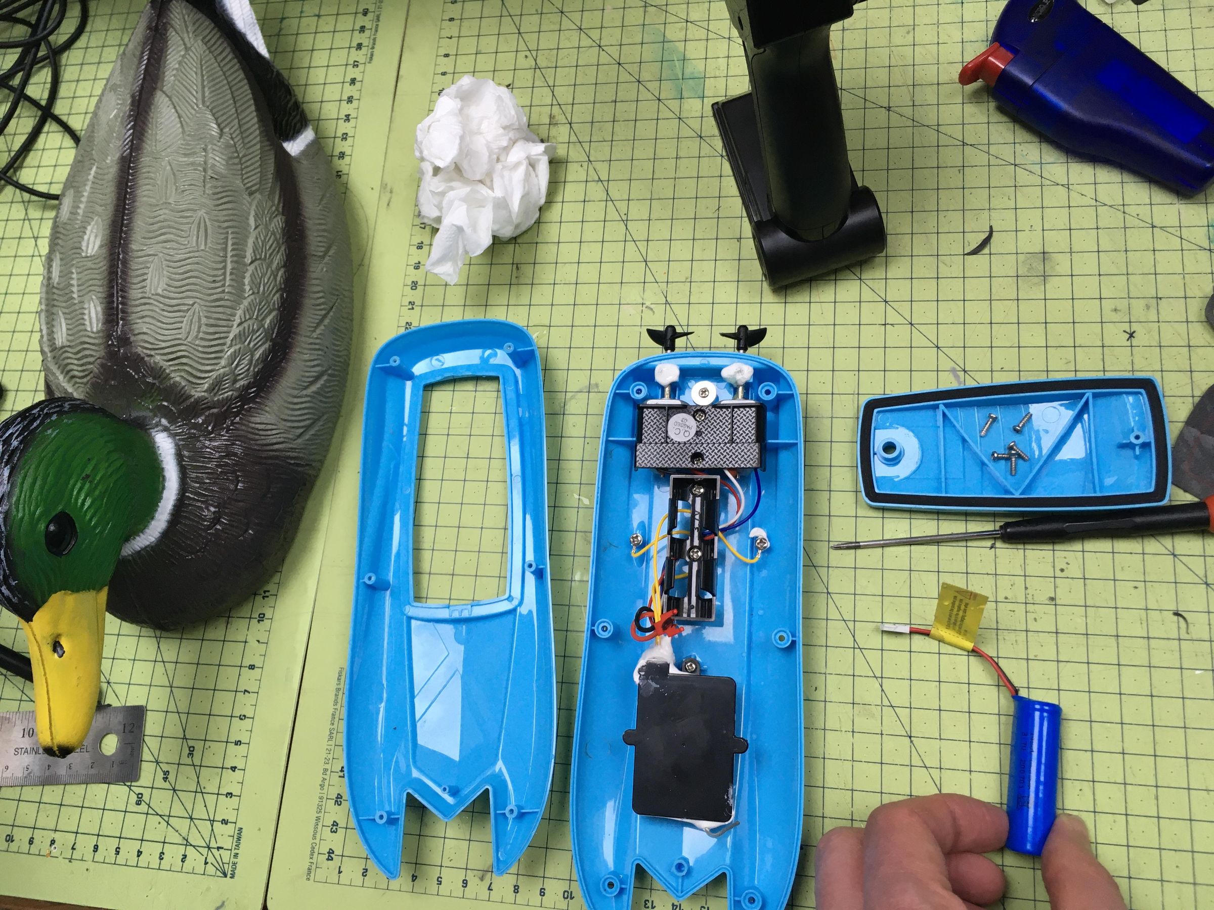 Dave - the Remote Control Duck (An Intro to 'Kit-Bashing') : 25 Steps ...
