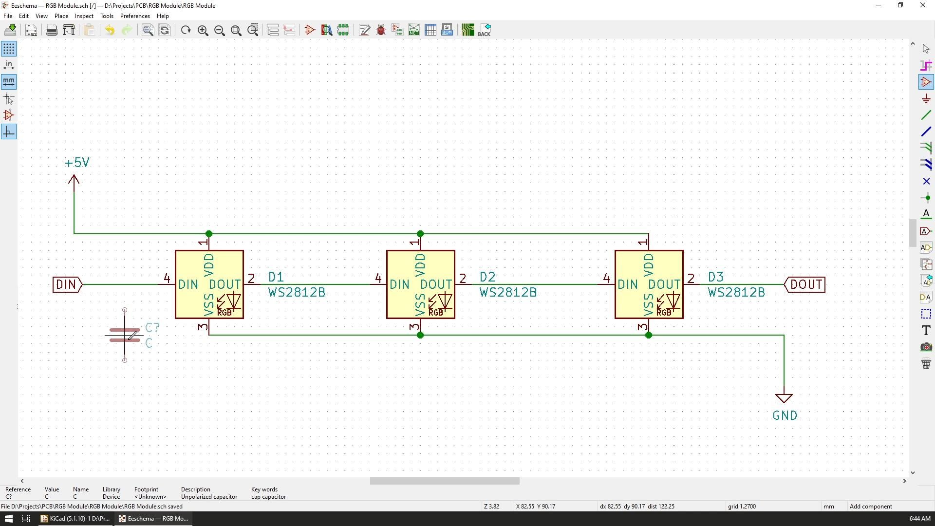 Design a PCB for the Very First Time in KiCad : 9 Steps (with Pictures ...