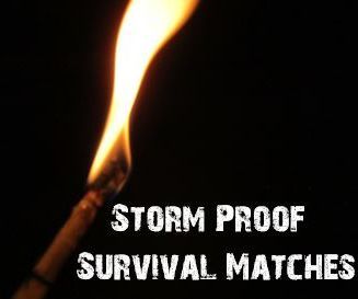 Storm Proof Survival Matches : 4 Steps (with Pictures) - Instructables