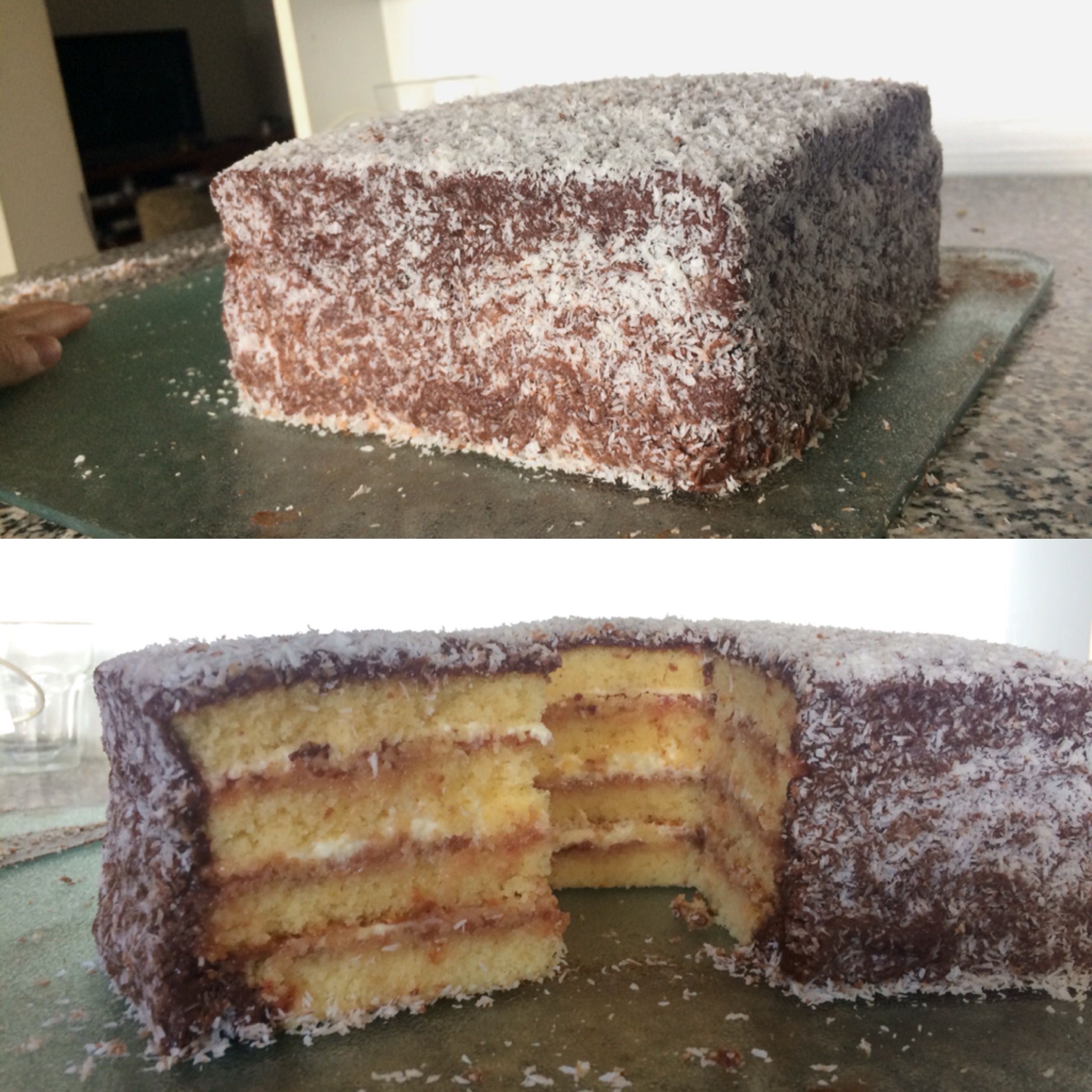 Giant Layered Lamington Cake : 10 Steps (with Pictures) - Instructables