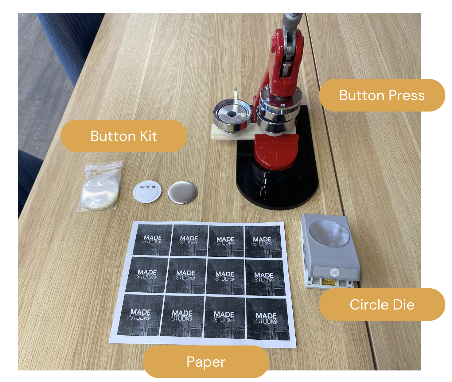 Basic Use: Button Maker Tutorial : 17 Steps (with Pictures) - Instructables