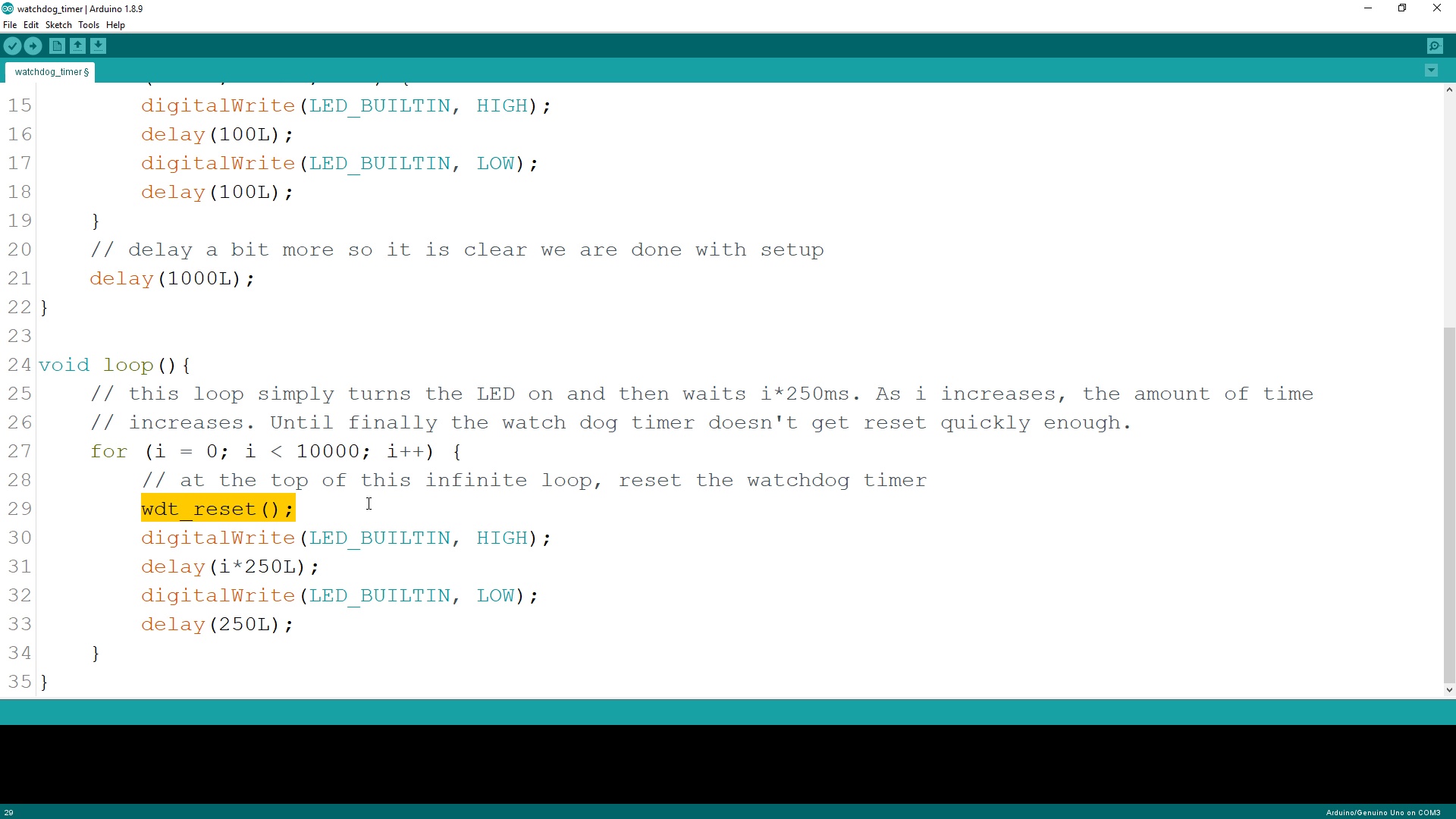 The Arduino Hang Guardian - Arduino Watchdog Timer Tutorial : 6 Steps ...