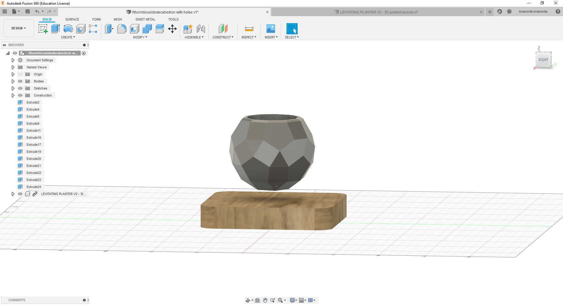 DIY Levitating Planter V2! - 3D Printed Version : 8 Steps - Instructables