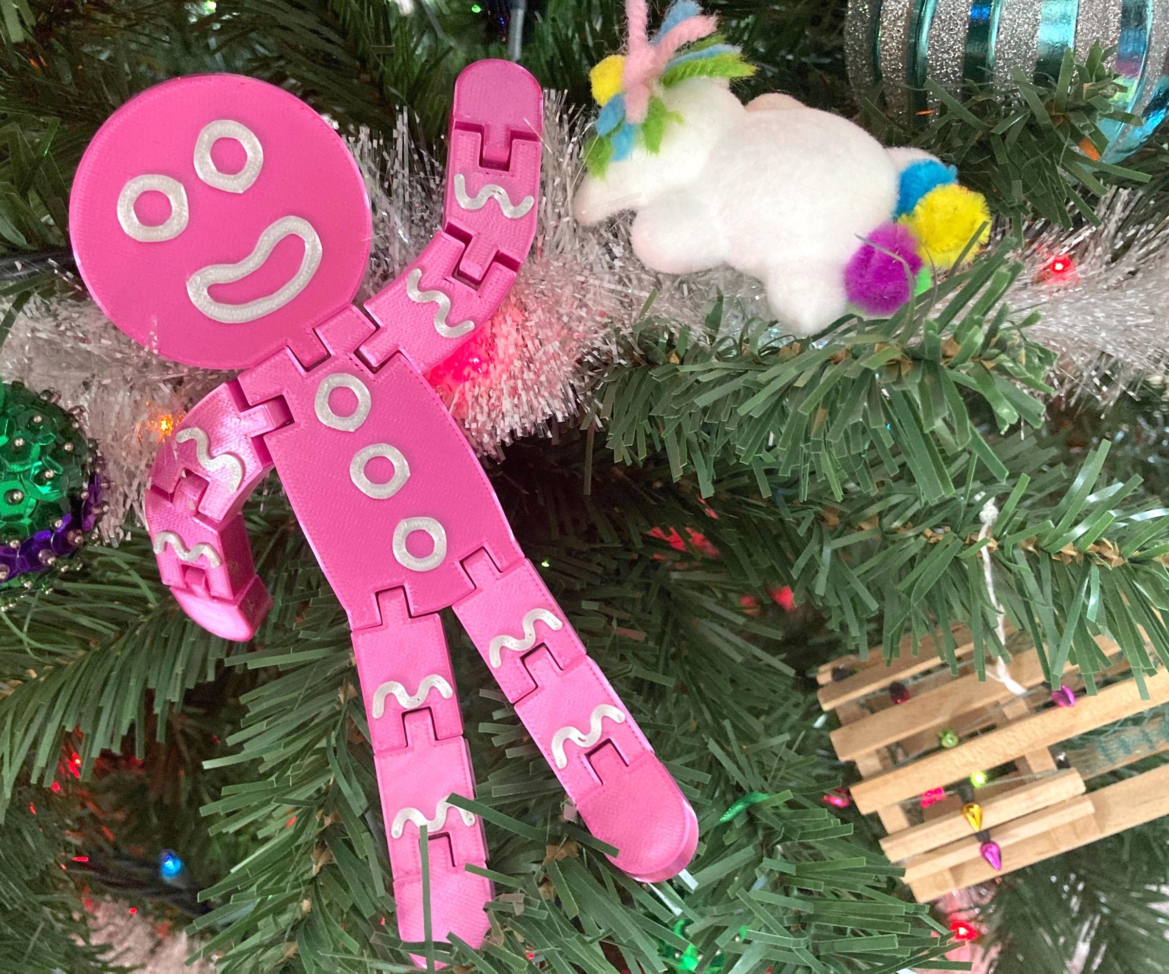 3D Print Articulated Gingerbread Man + Articulated Joint : 8 Steps ...