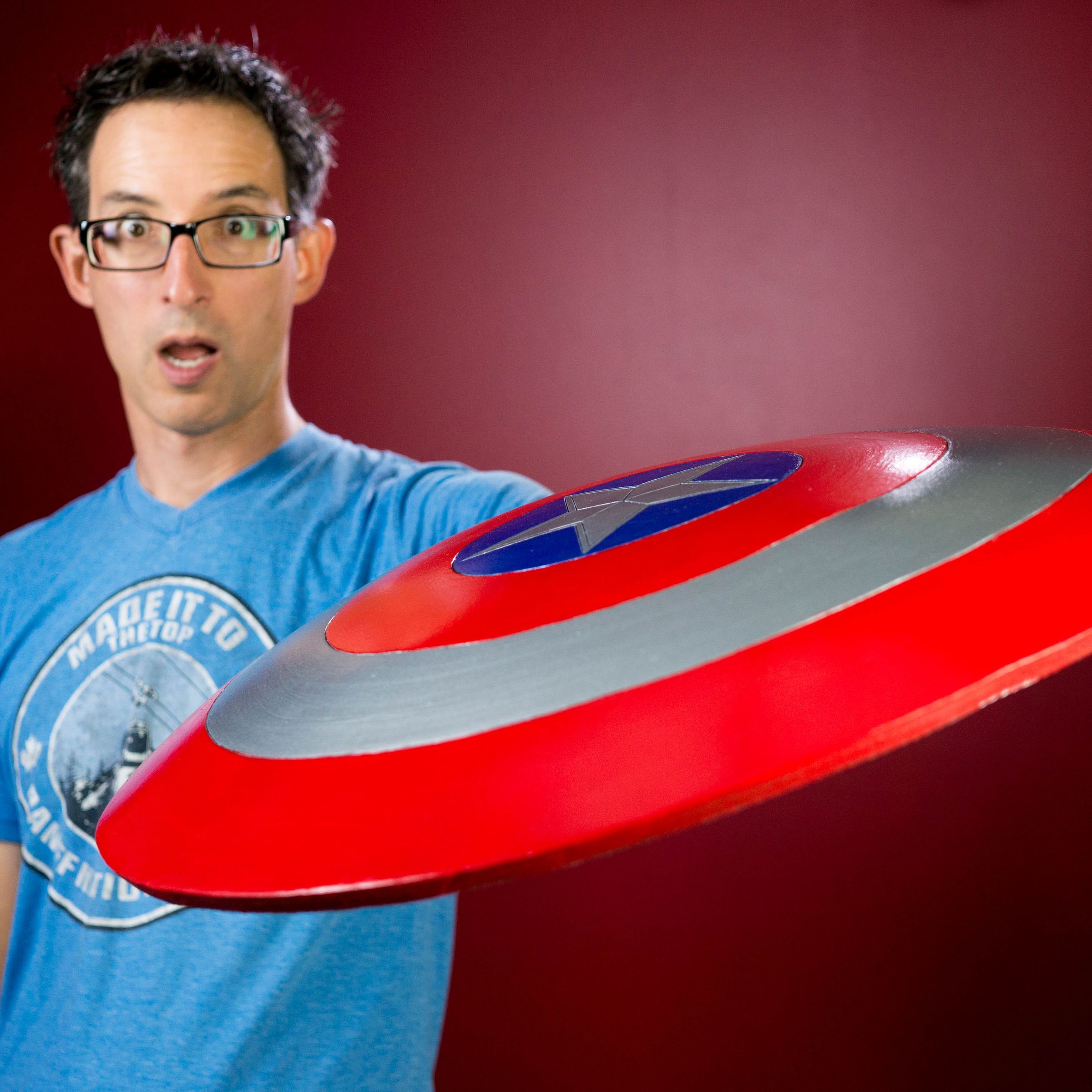 How to Make a Captain America Shield From Foam : 16 Steps (with ...