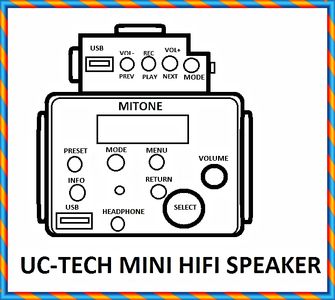 MITONE SPEAKER : 3 Steps - Instructables