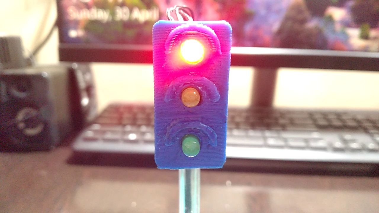 Print, Light, Stop: a Mini 3D Printed Traffic Signal : 6 Steps (with ...