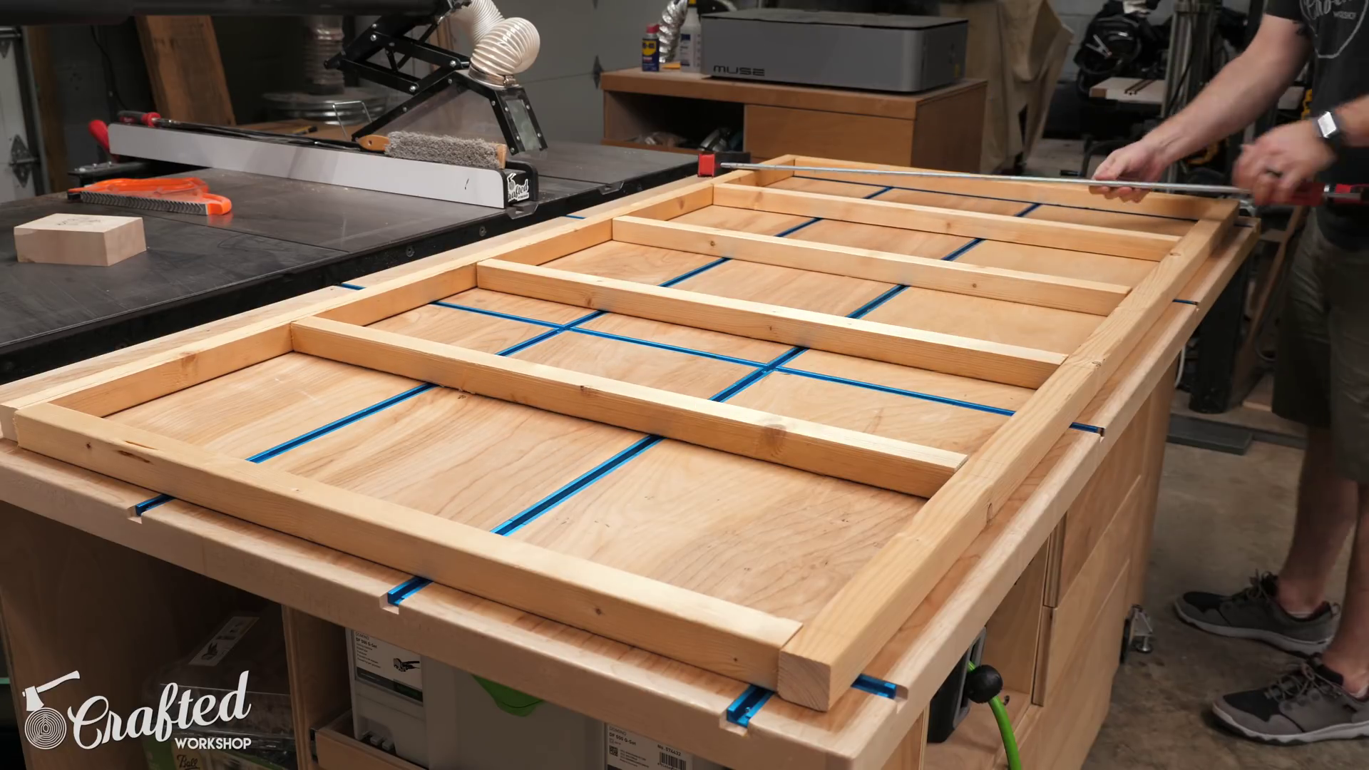 DIY Camper Van Conversion Bed Build, Bed Converts to a Couch! #VANLIFE ...