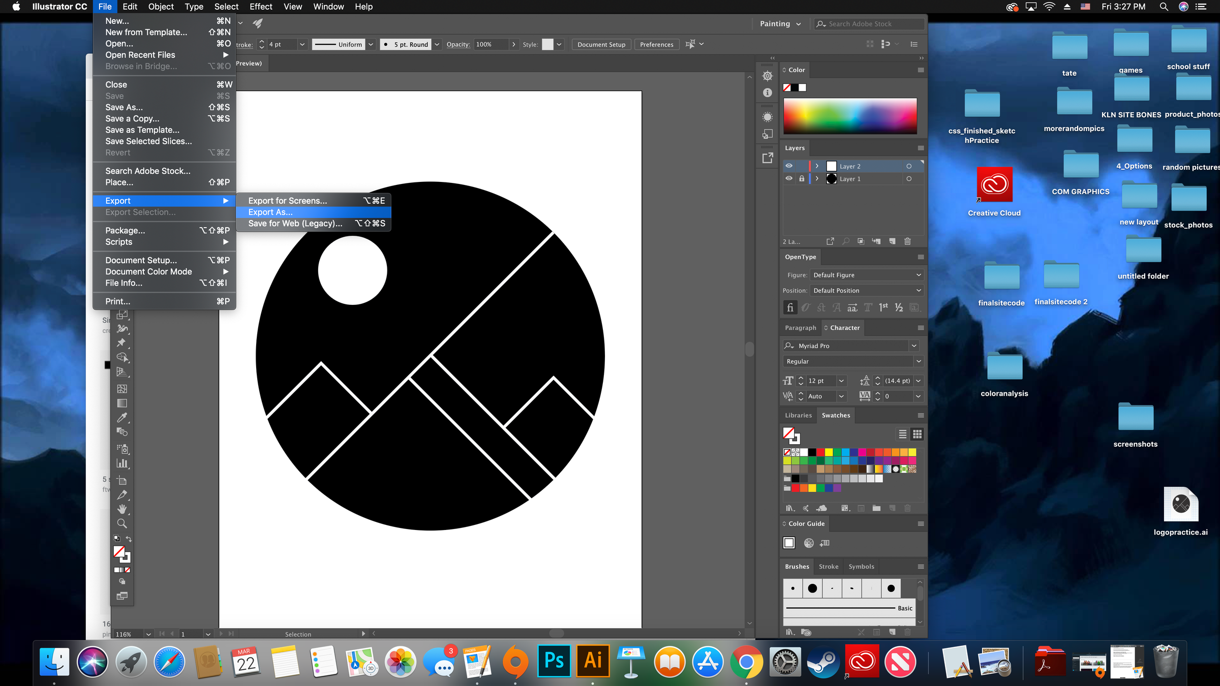 How to Create a Basic Vector Logo in Adobe Illustrator : 14 Steps ...