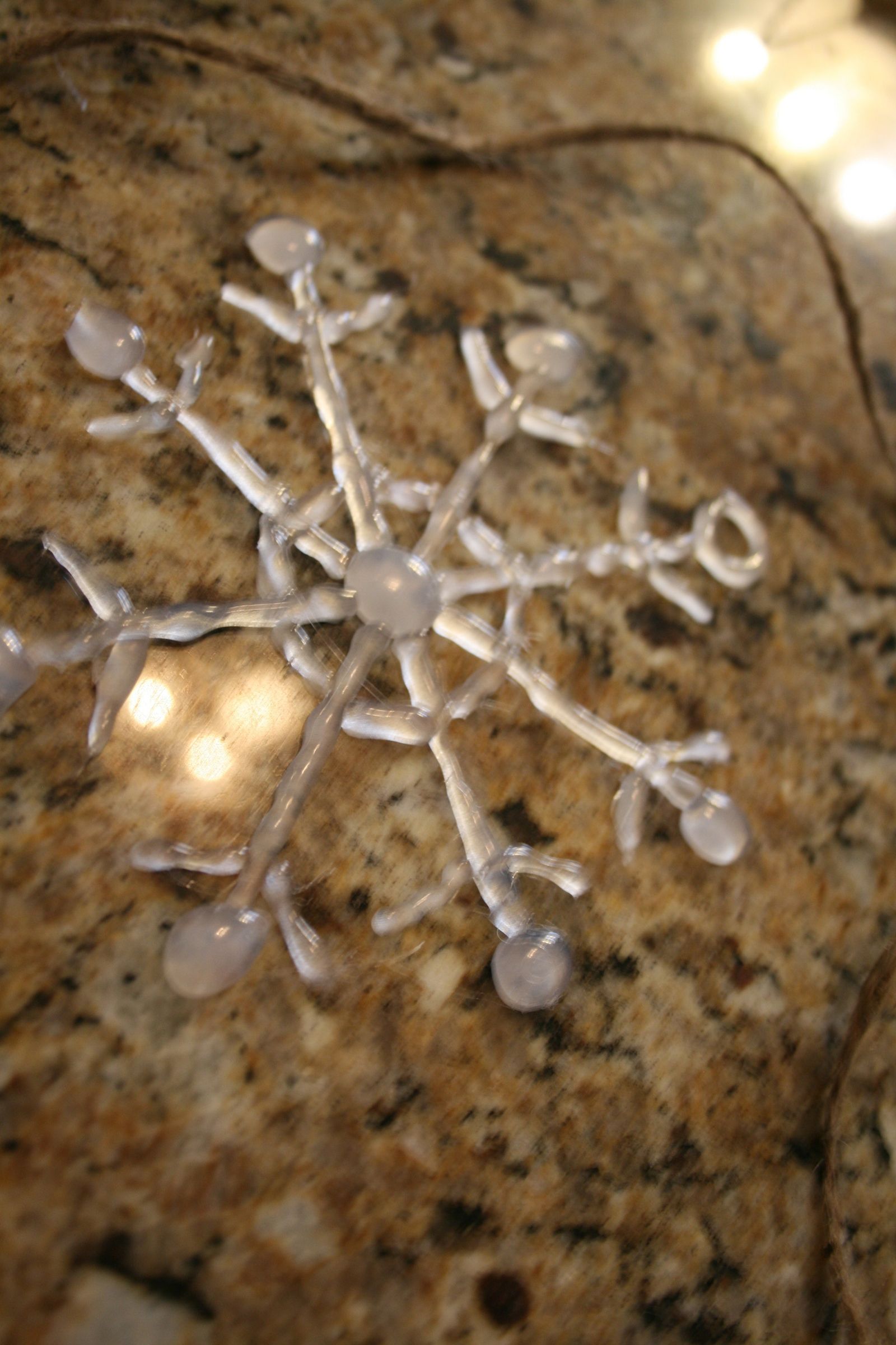 Hot Glue Snowflake Ornaments : 8 Steps (with Pictures) - Instructables