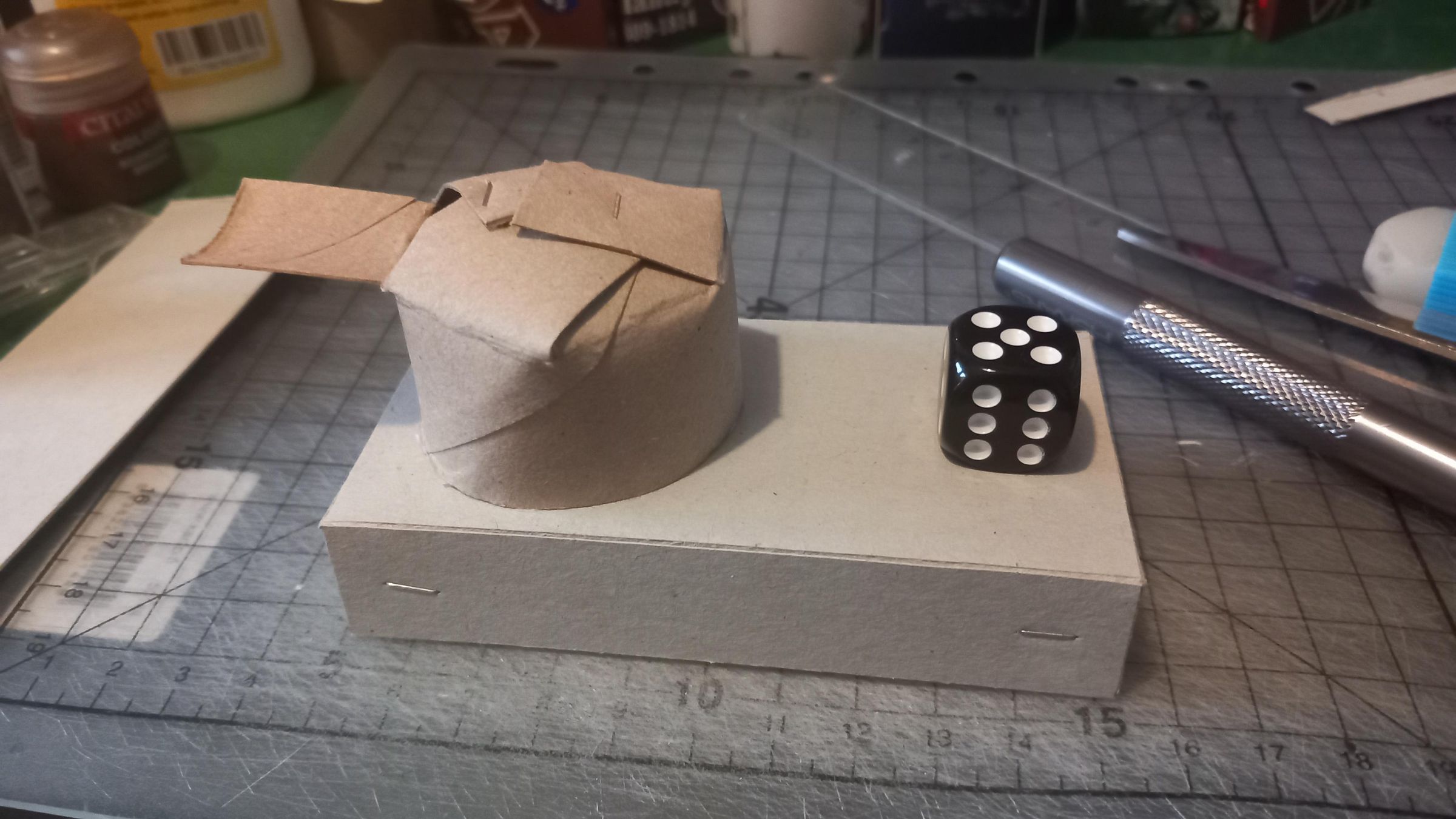 Cardboard Tank With a Rotating Turret (for TONKS) : 9 Steps - Instructables