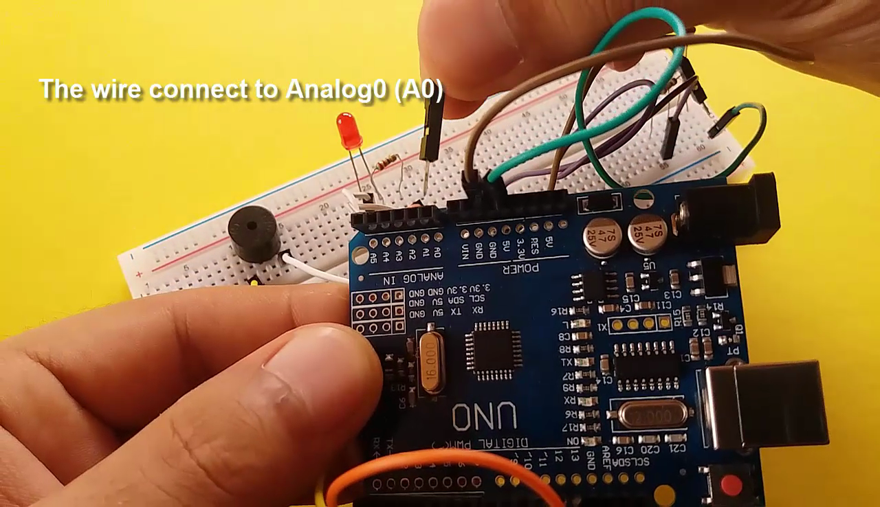 Arduino - Buzzer With LDR and LED : 5 Steps (with Pictures) - Instructables