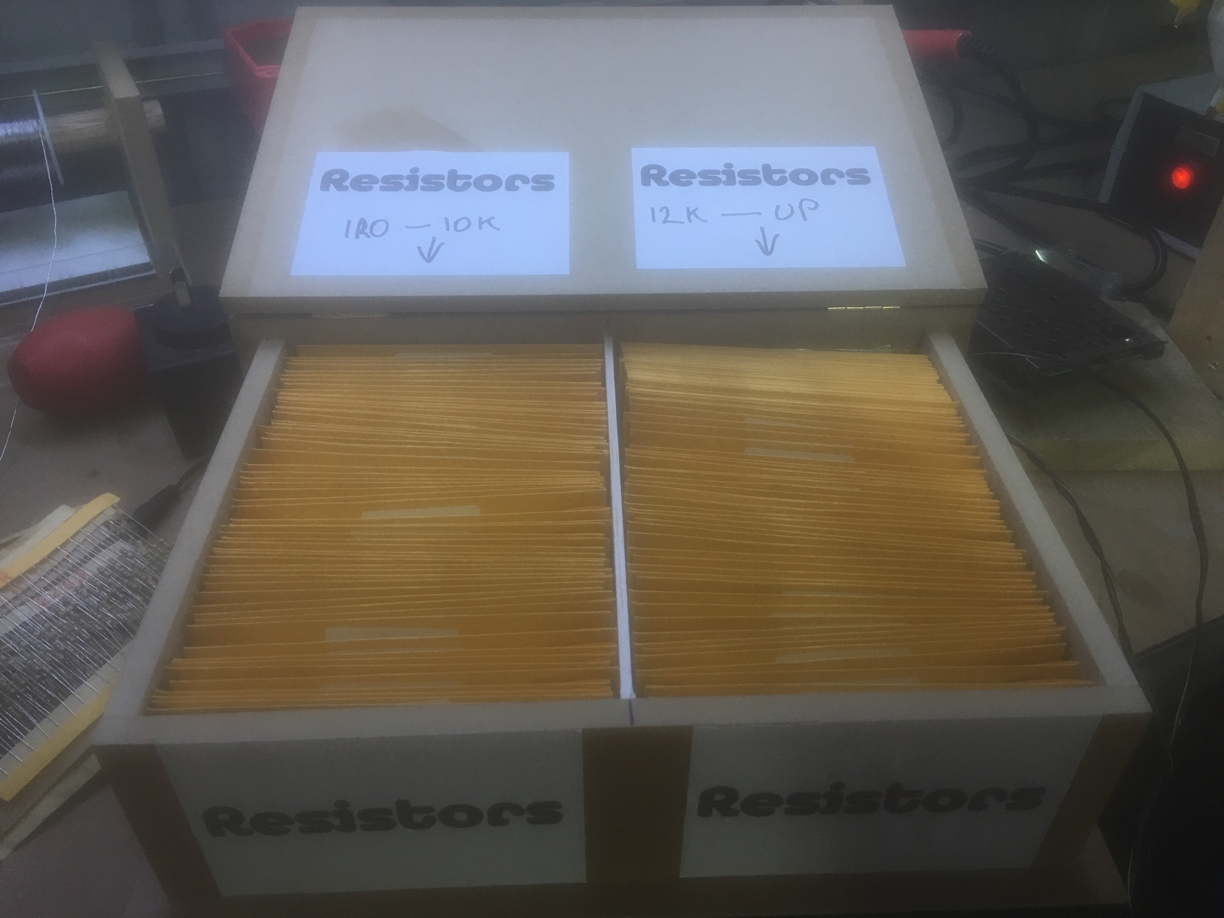 Resistor Organizer - Instructables