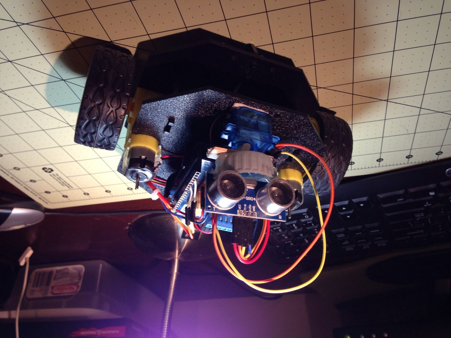 Simple Object Avoider Robot the Using Actobotics Runt Rover Peewee ...