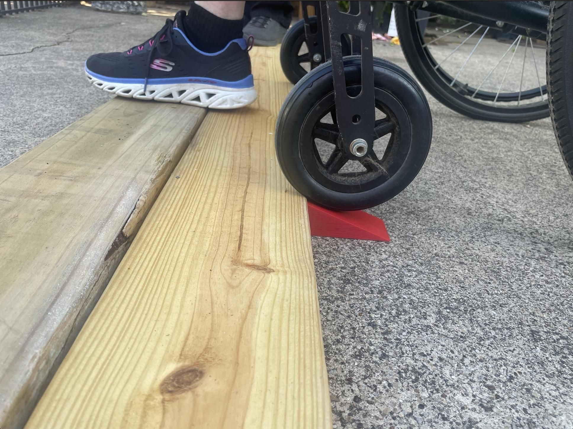 This a Fully 3d Printed Portable/height Adjustable Wheel Chair Ramp ...