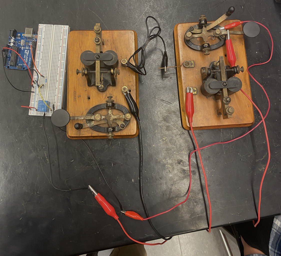 Arduino Controlled Telegraph By George Theall And Finn Snow 5 Steps