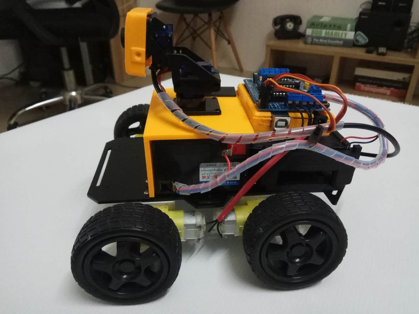 Bananaraspberry Pi Arduino Rover With Webcam 9 Steps Instructables