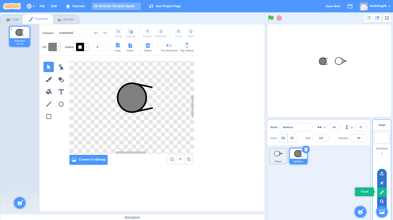 2D Shooter Scratch Game : 11 Steps - Instructables
