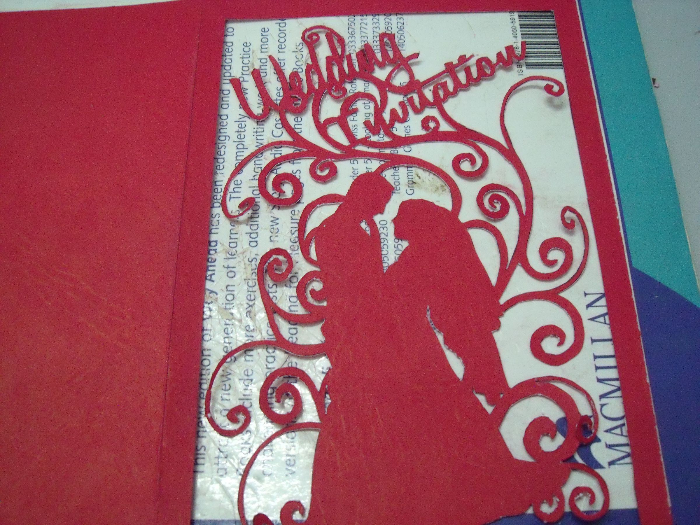 Cut Out Wedding Invitation (ready to Cut Template) : 5 Steps (with ...