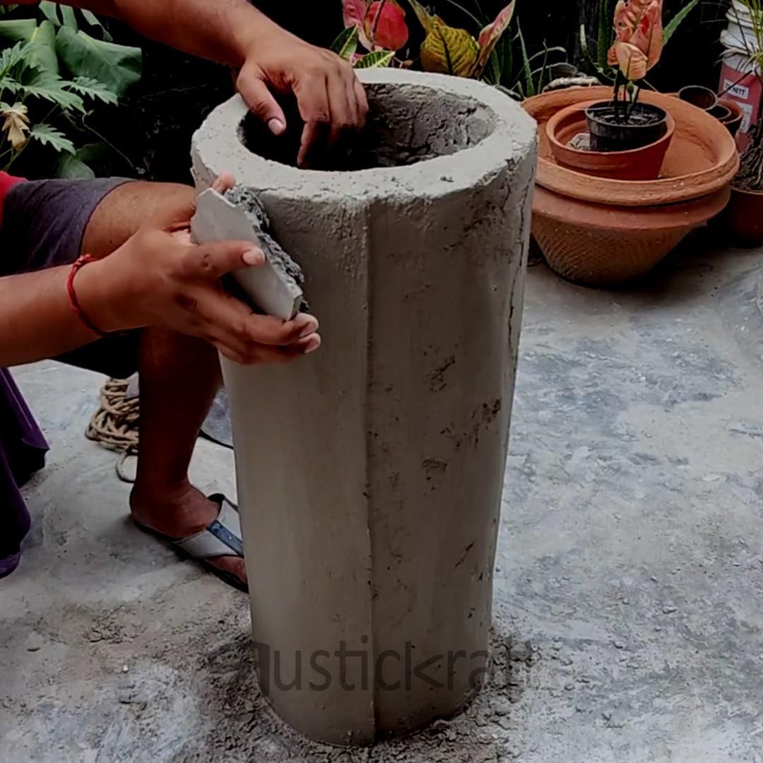 Built My Own Concrete Fountain for a Serene Backyard : 14 Steps ...