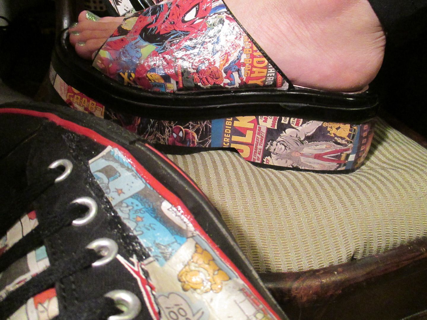 Comics Shoes: Hightops & Platform Clogs : 6 Steps (with Pictures ...