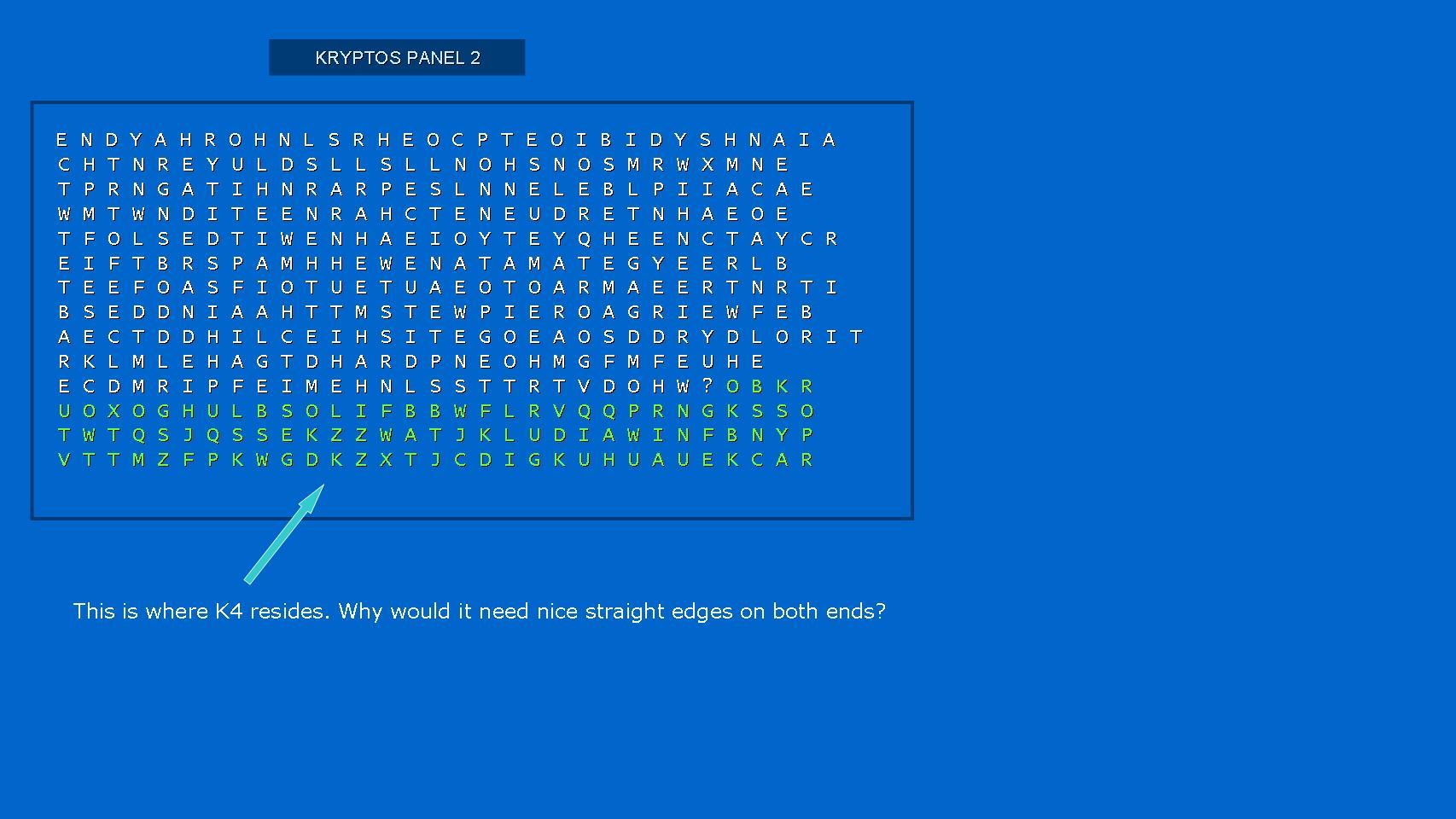 HOW TO SOLVE SANBORN'S KRYPTOS: Part 4 - the Meaning of K4 : 11 Steps ...