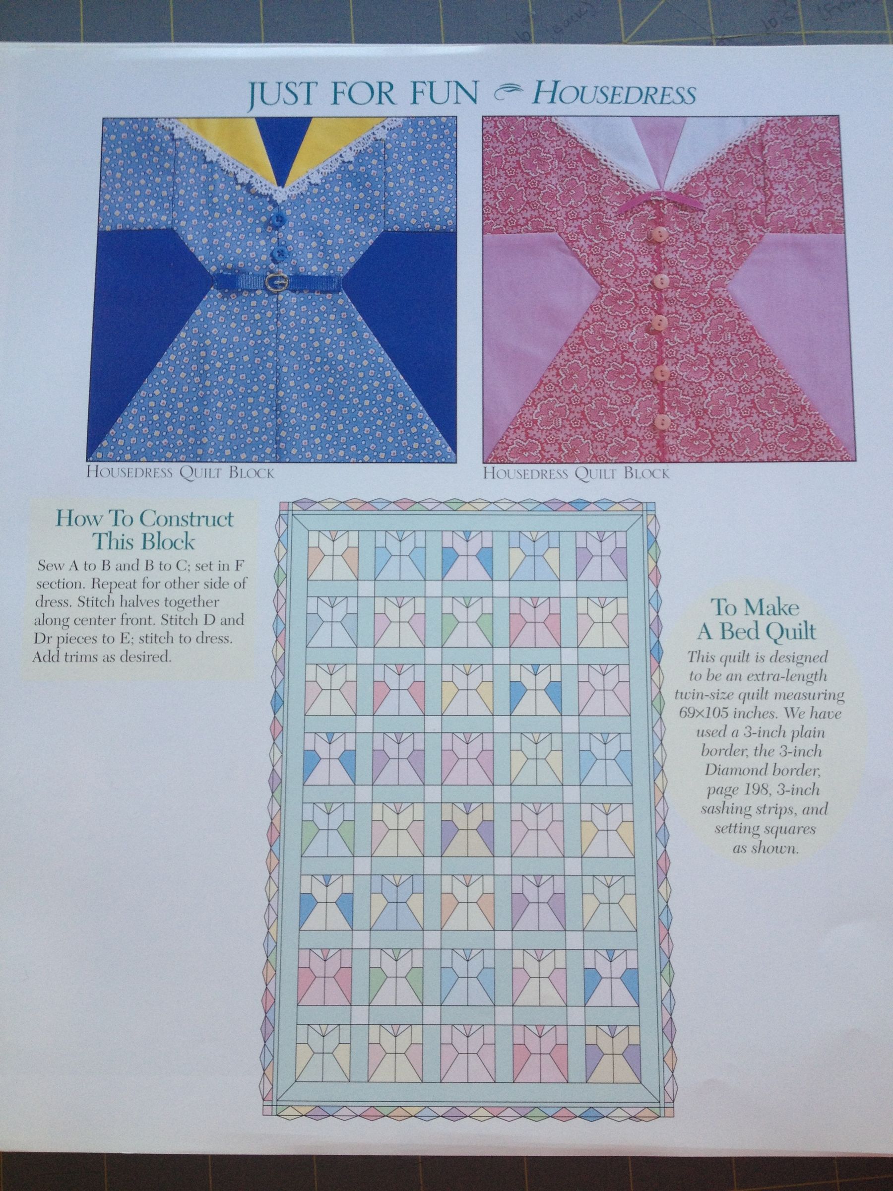 Vintage House Dress Quilted Potholder : 6 Steps - Instructables