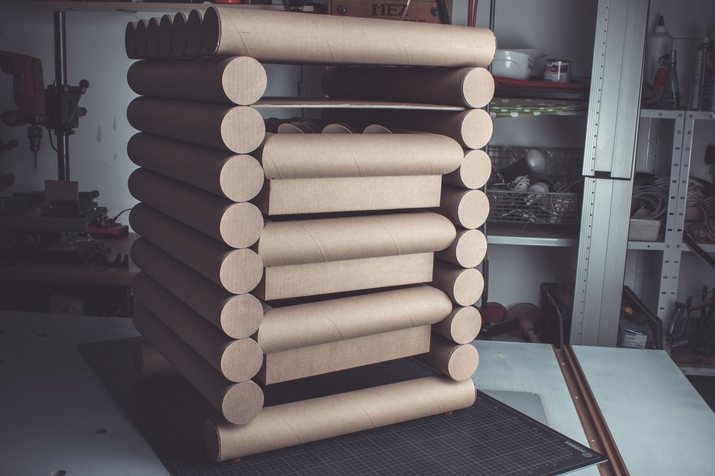 Cardboard Tube Cabinet : 15 Steps (with Pictures) - Instructables