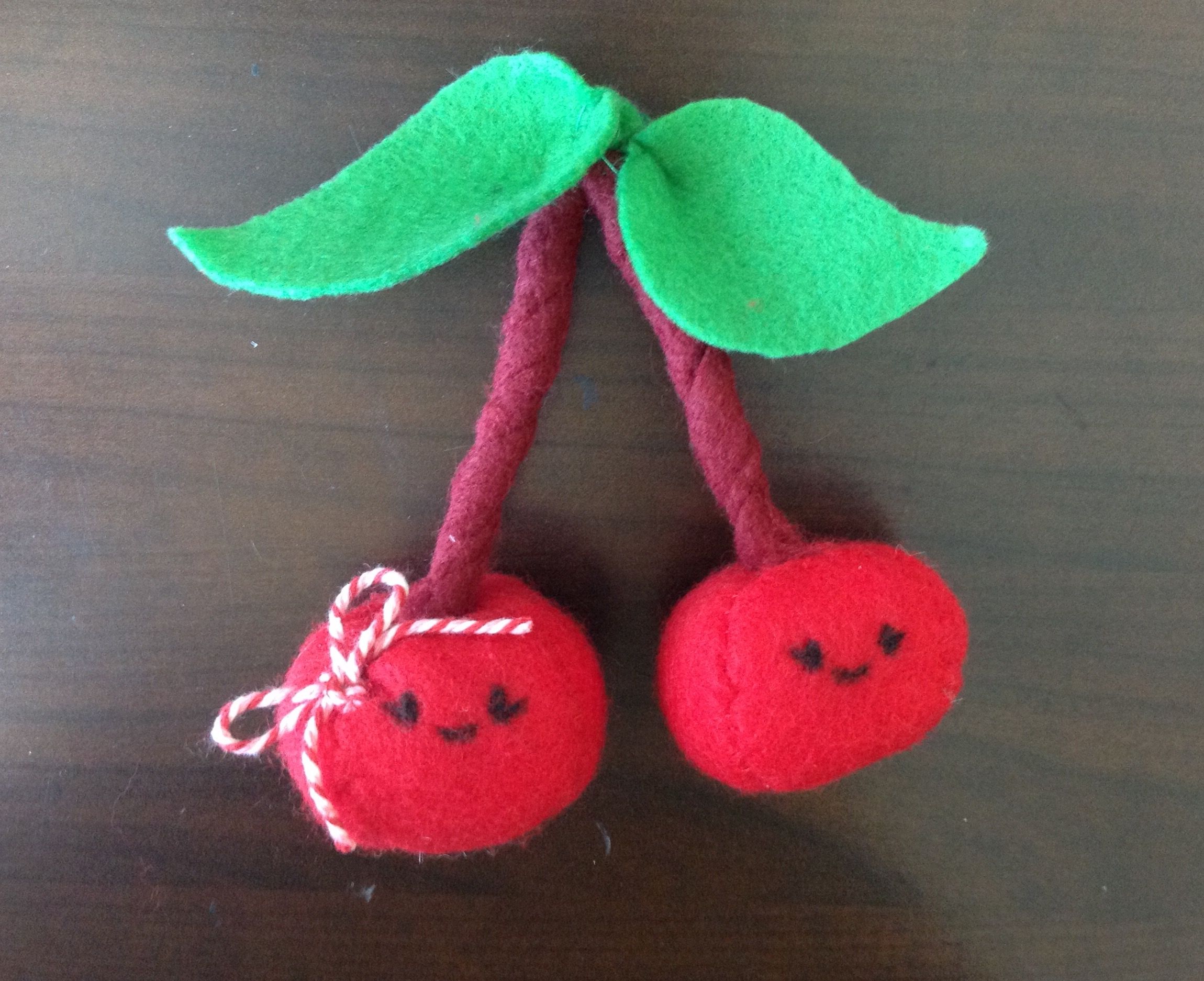 Felt Cherry Plush Keychain : 11 Steps (with Pictures) - Instructables