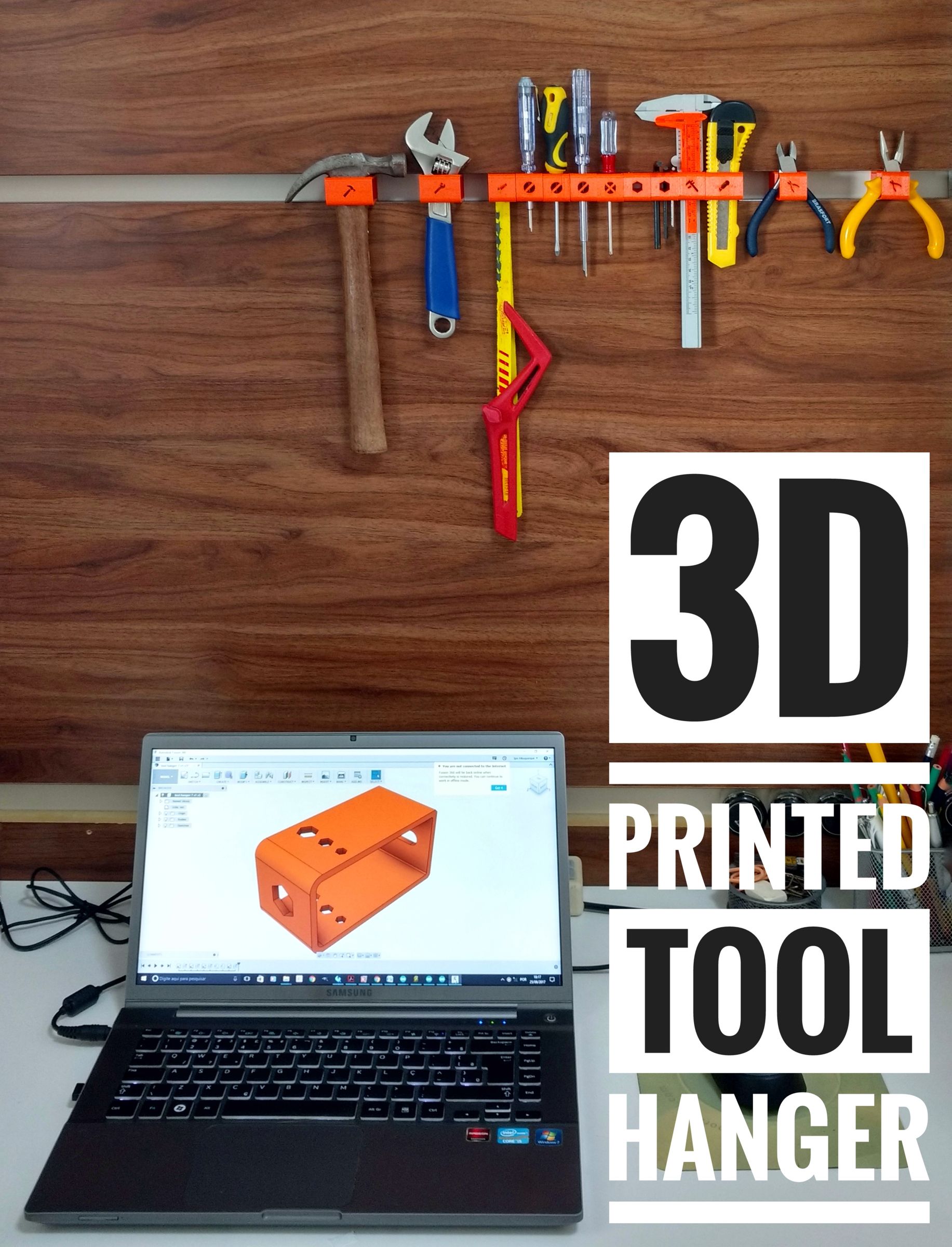 3D Printed Tool Hanger : 7 Steps (with Pictures) - Instructables