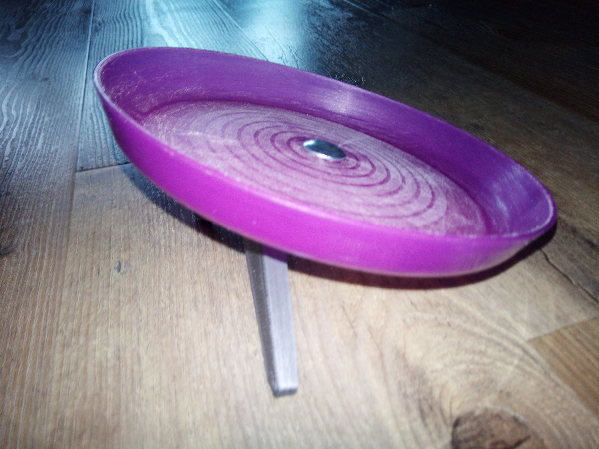 Hamster Spinning Wheel From Ikea Plate : 4 Steps (with Pictures ...