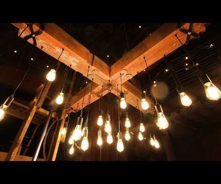 Retractable Barn Chandelier for My Sister's Wedding Reception : 8 Steps ...
