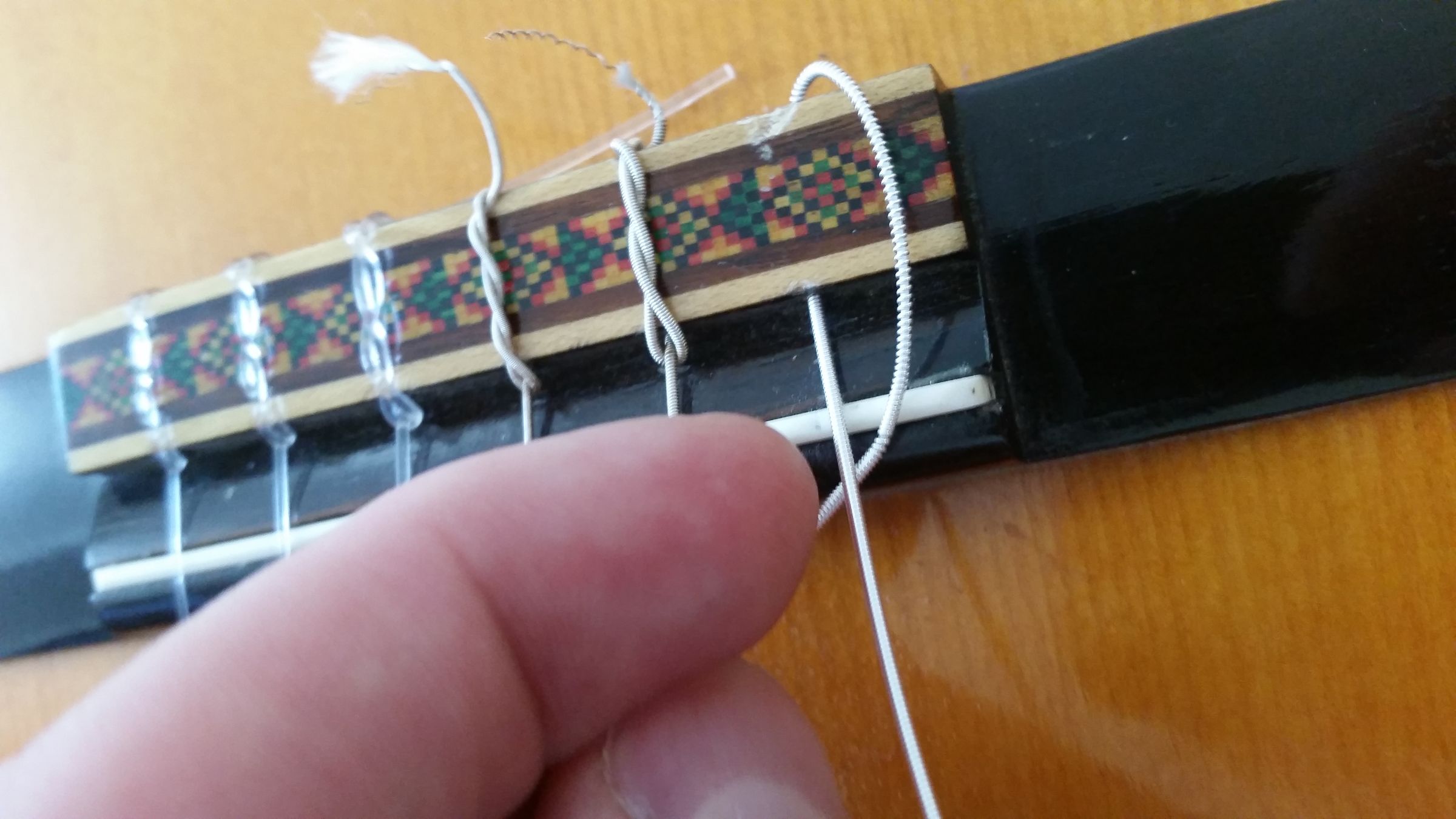 How to Re-string a Classical Guitar : 11 Steps (with Pictures ...